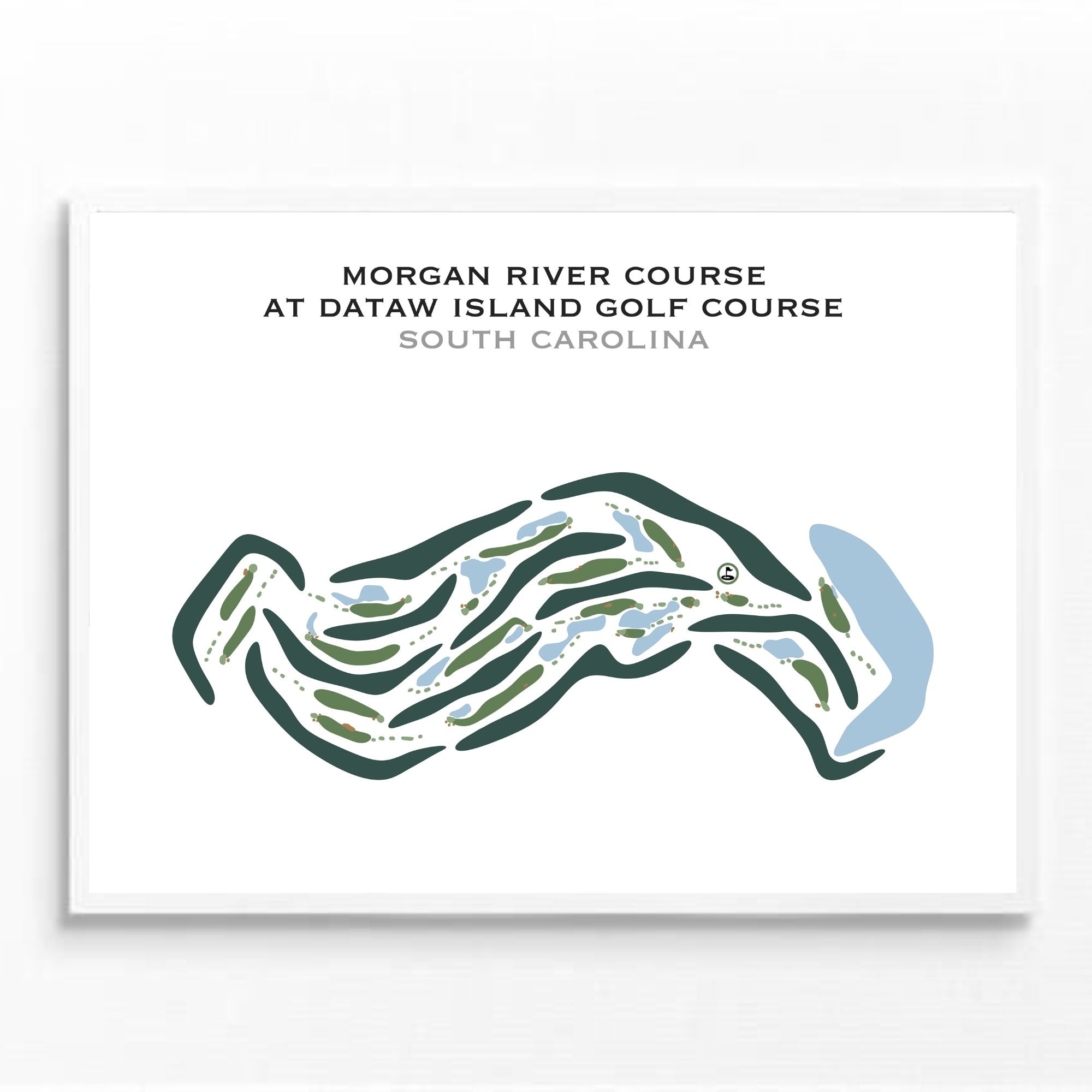 Buy the best printed golf course Morgan River at Dataw Island Golf ...