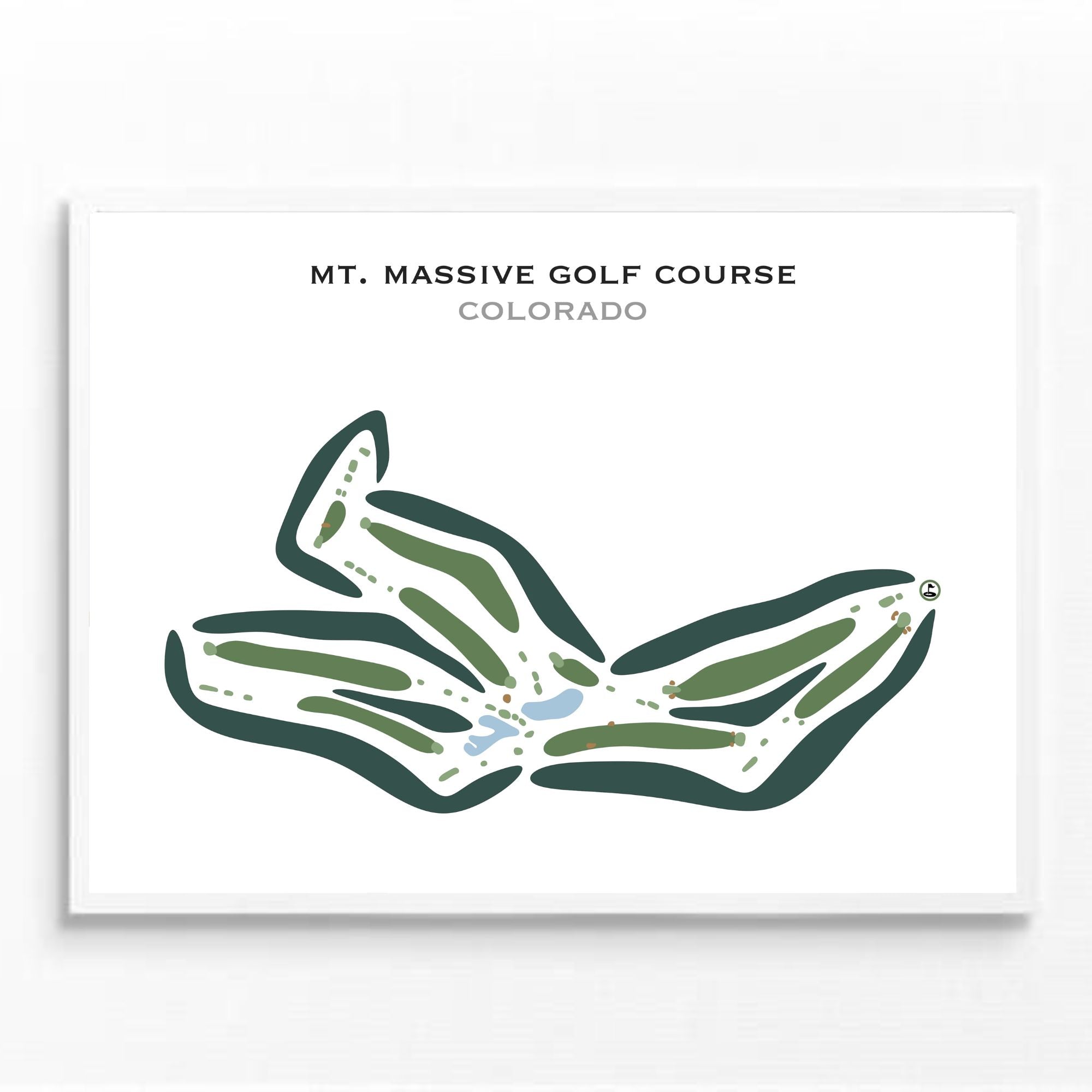 Buy the best printed golf course Mt. Massive Golf Course, Colorado ...