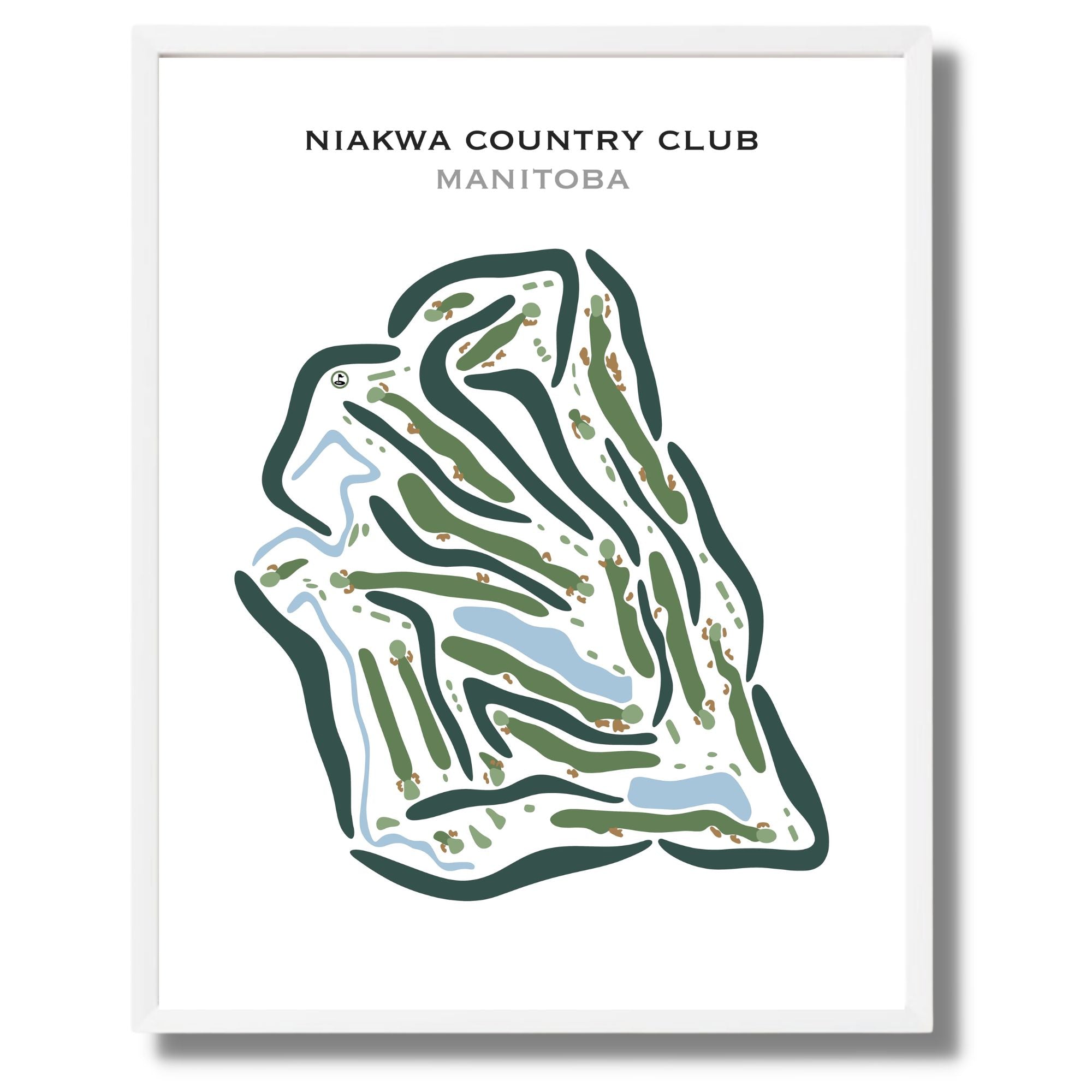 Buy the best printed golf course Niakwa Country Club, Canada - Golf ...