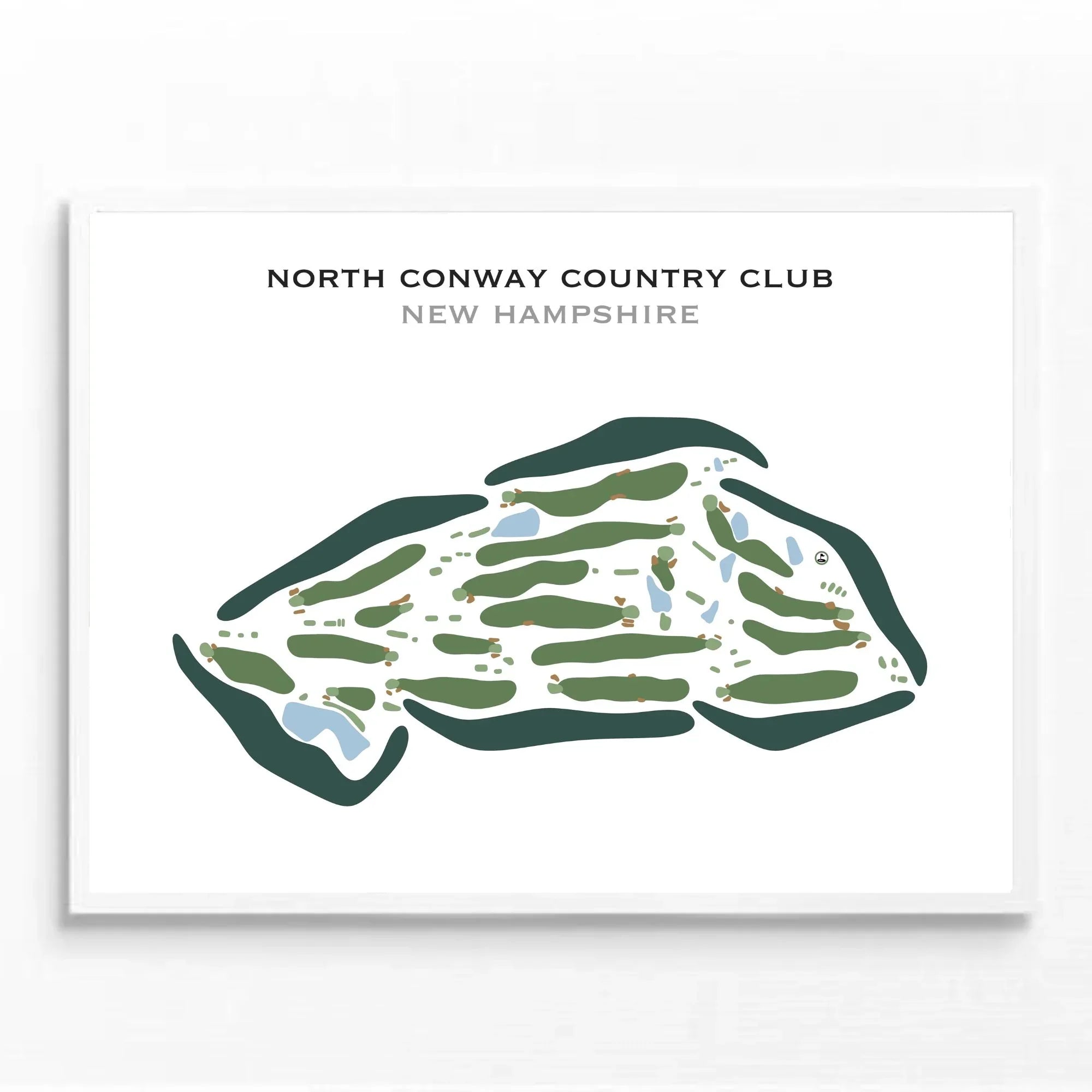 Buy the best printed golf course North Conway Country Club, New Hampshire - Golf Course Prints