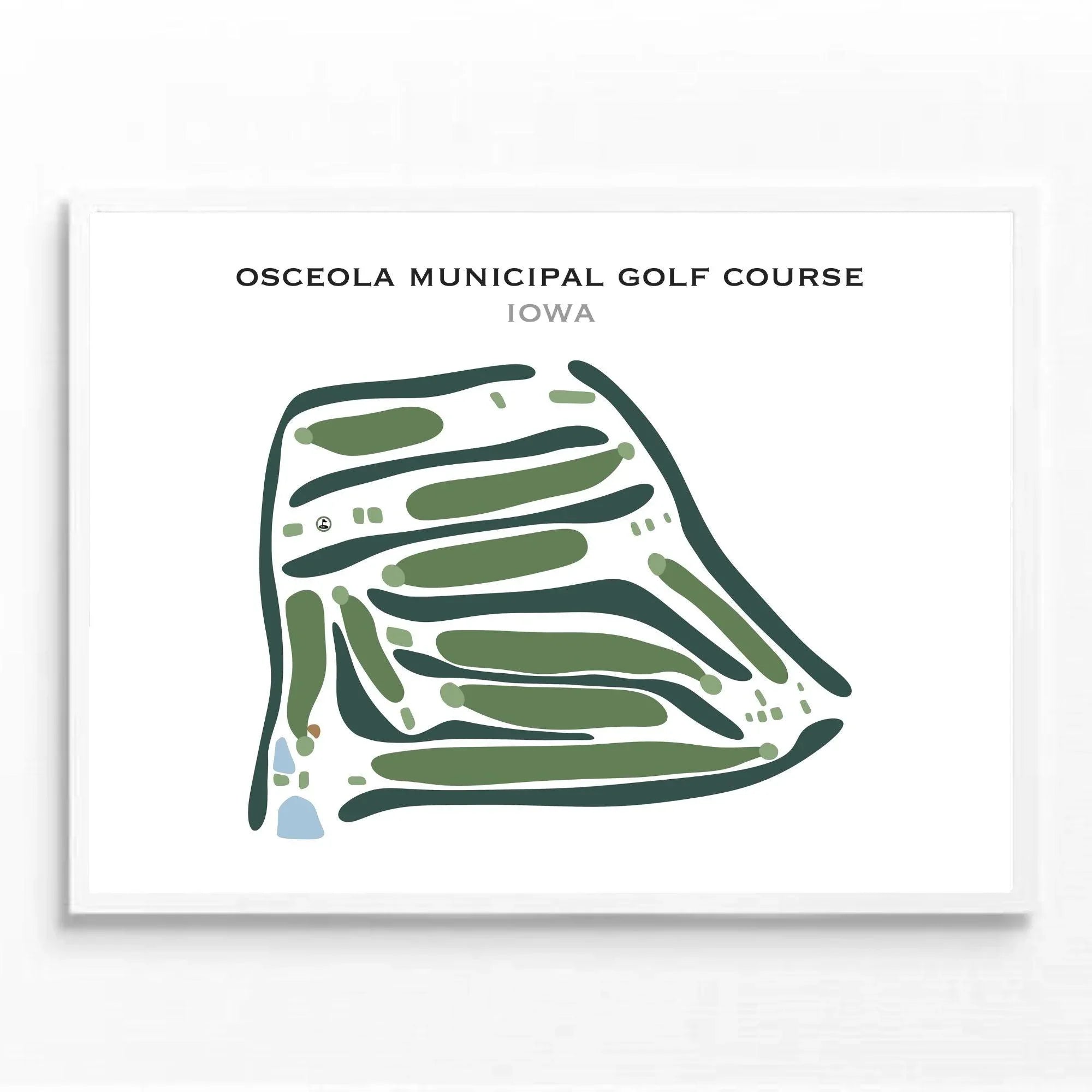 Best printed collection Osceola Municipal Golf Course, Iowa