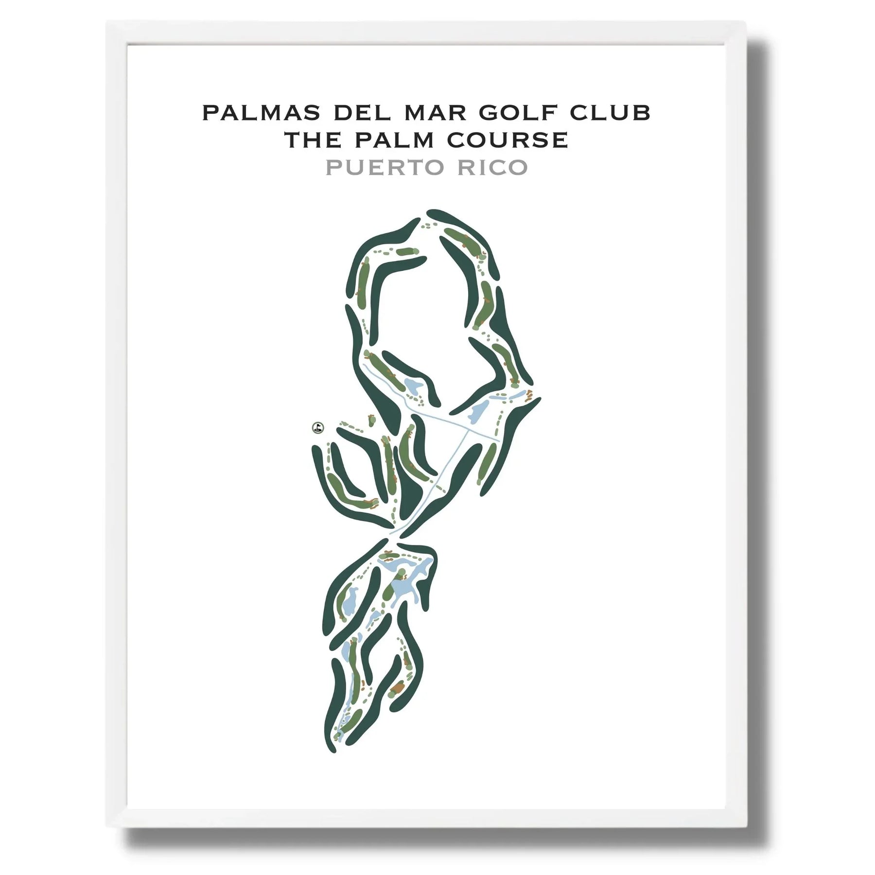 Buy the best printed golf course Palmas Del Mar Golf Club, Palm Golf ...