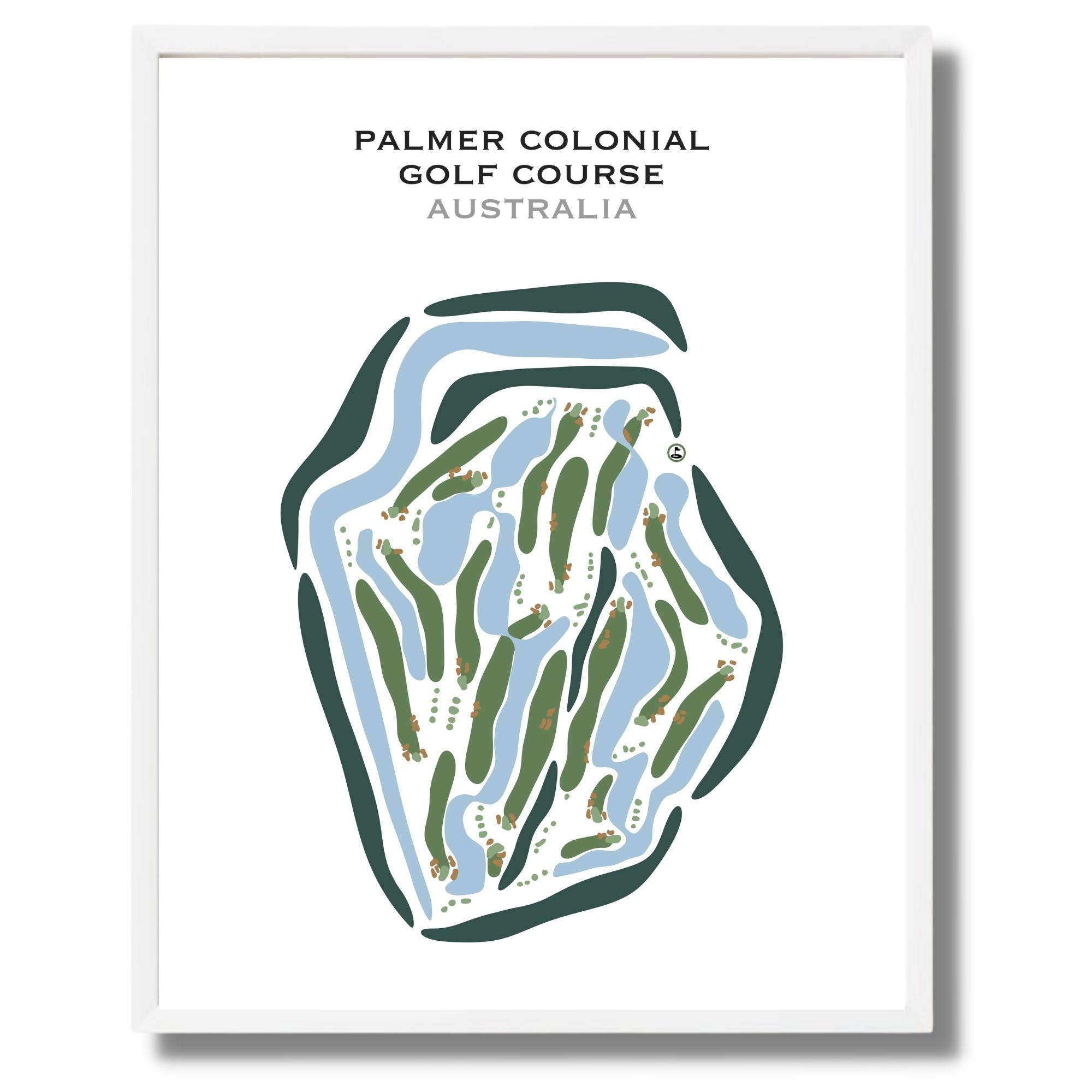 Buy the best printed golf course Palmer Colonial Golf Course, Australia ...