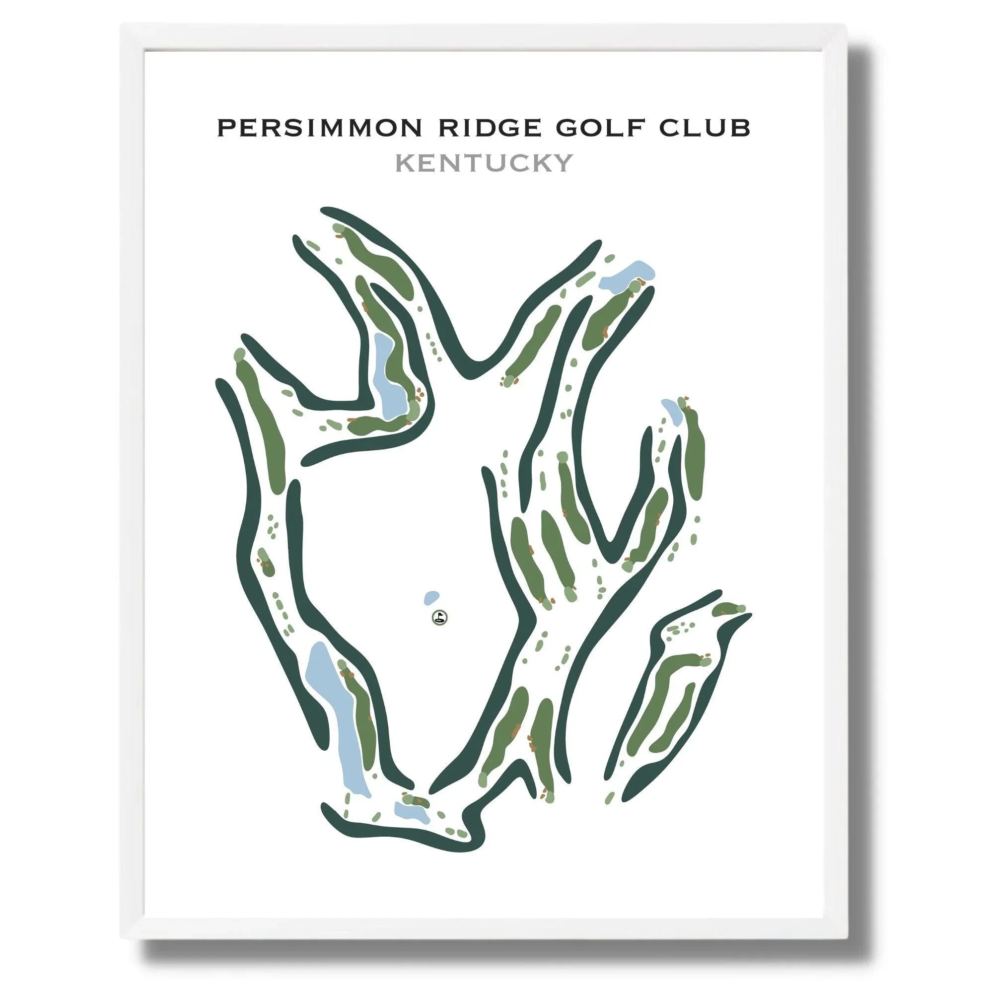 Buy the best printed golf course Persimmon Ridge Golf Club, Kentucky ...