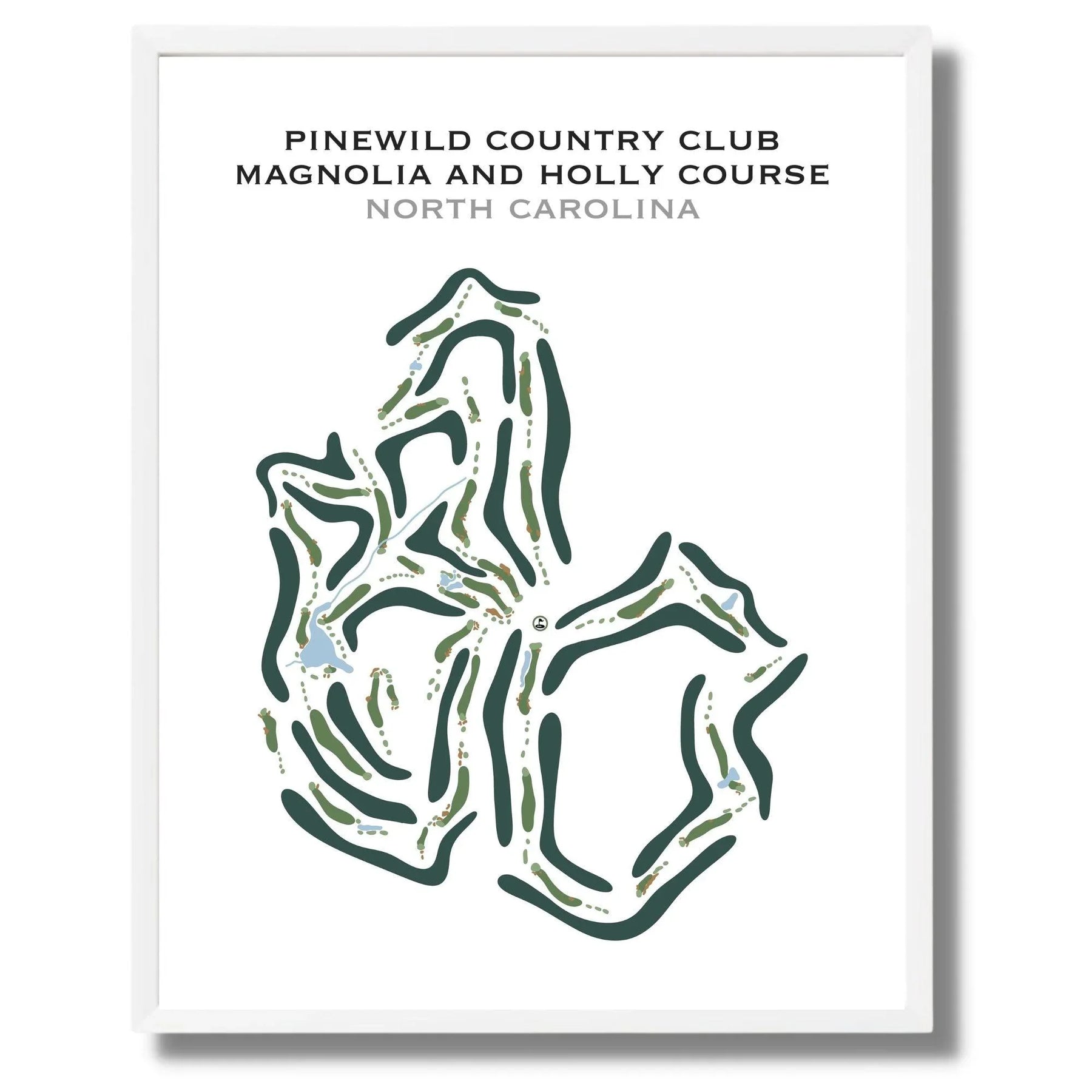 Buy the best printed golf course Pinewild Country Club, Magnolia ...