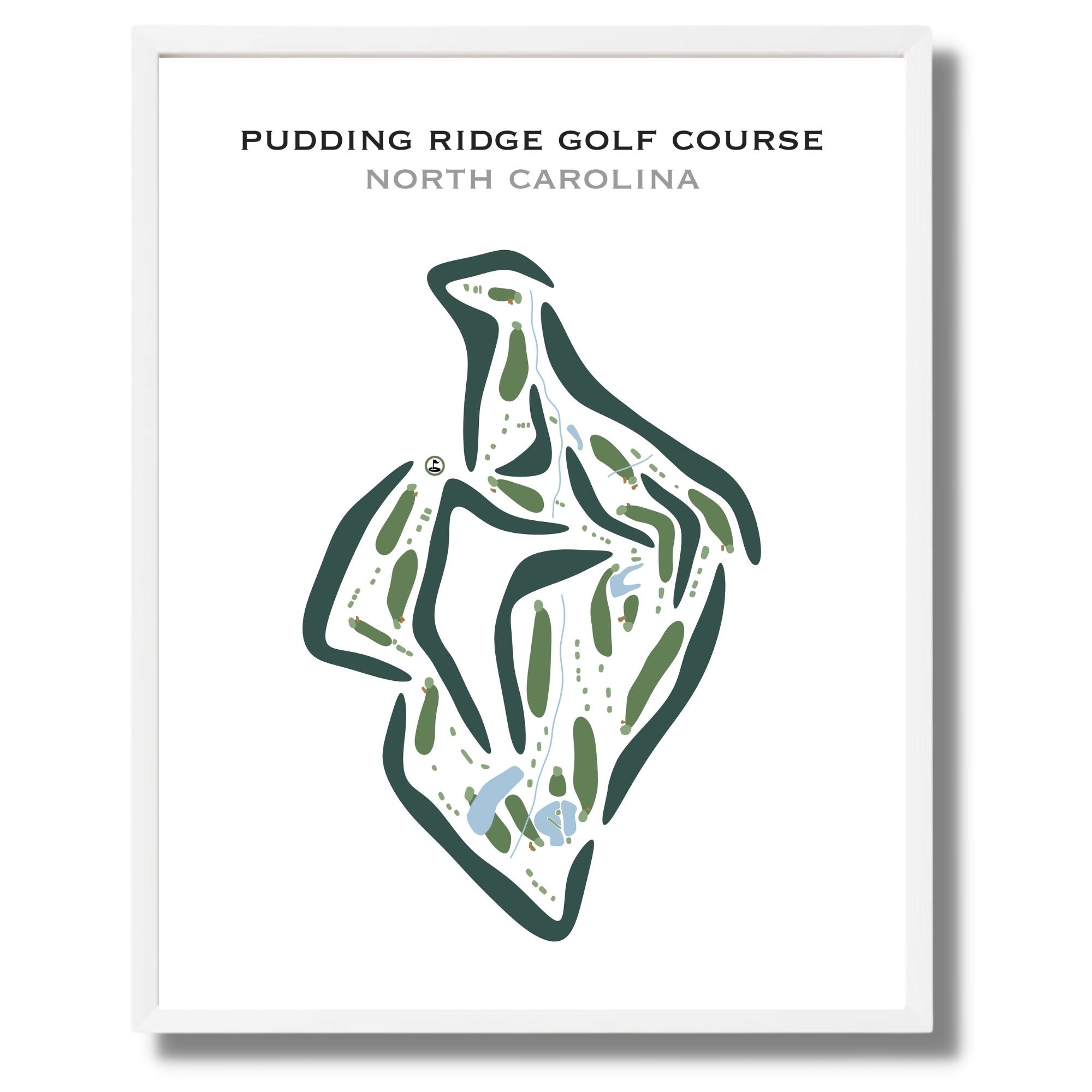 Buy the best printed golf course Pudding Ridge Golf Course, North ...