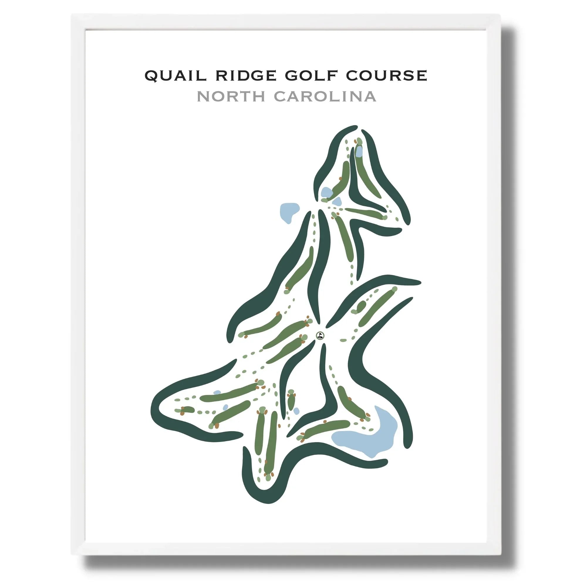 Quail Ridge Golf Course, North Carolina Printed Golf Courses online ...