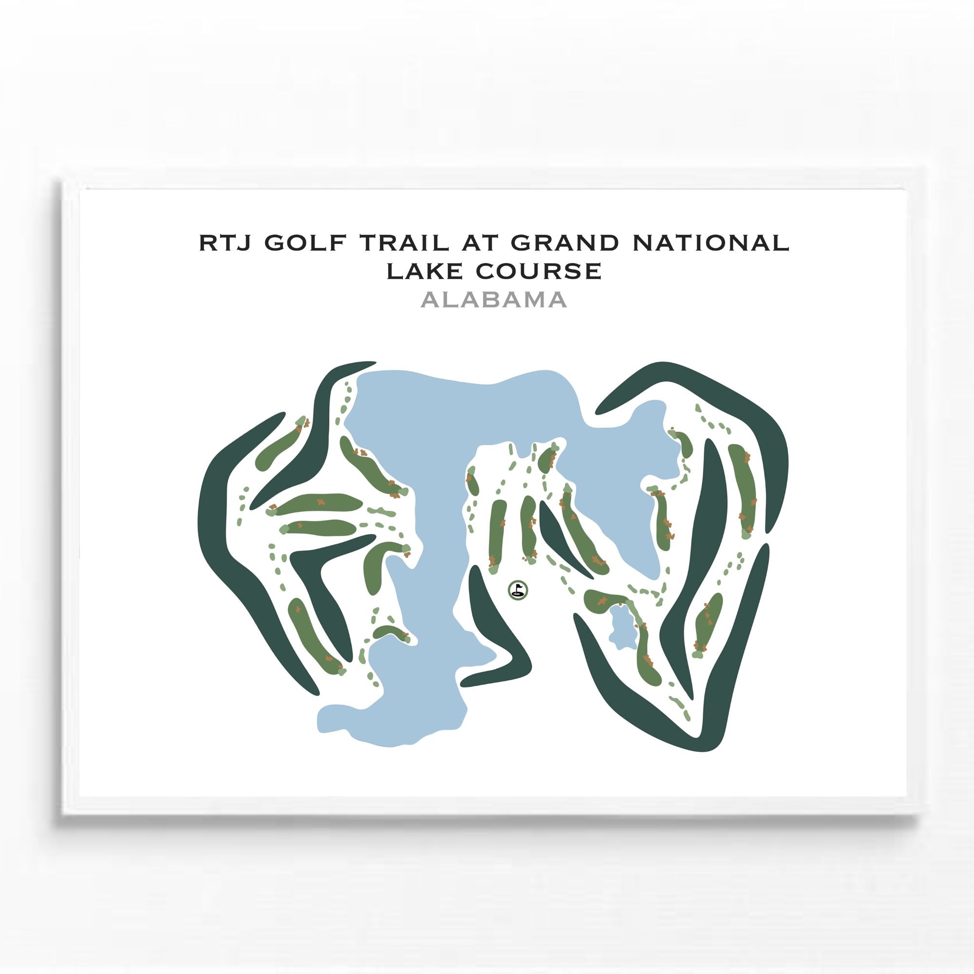 Buy the best printed golf course RTJ Golf Trail at Grand National Golf ...