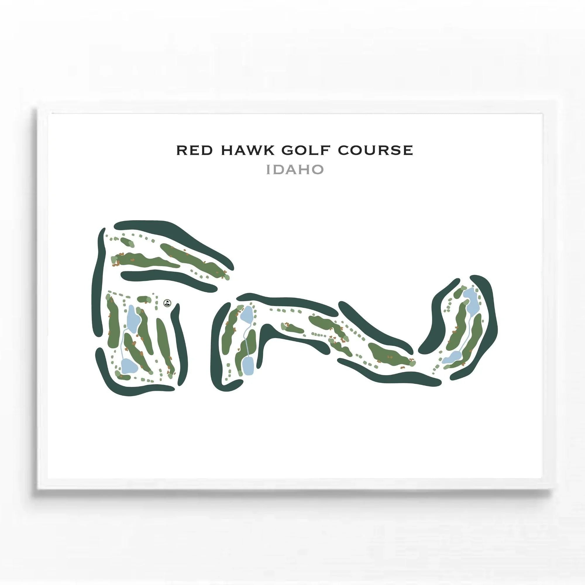 Buy the best printed golf course RedHawk Golf Course, Idaho