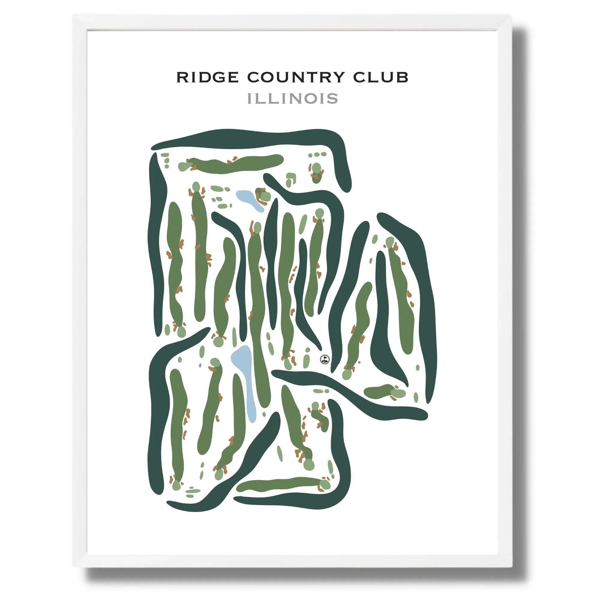 Ridge Country Club, Illinois with Stunning Golf Course Art Prints ...