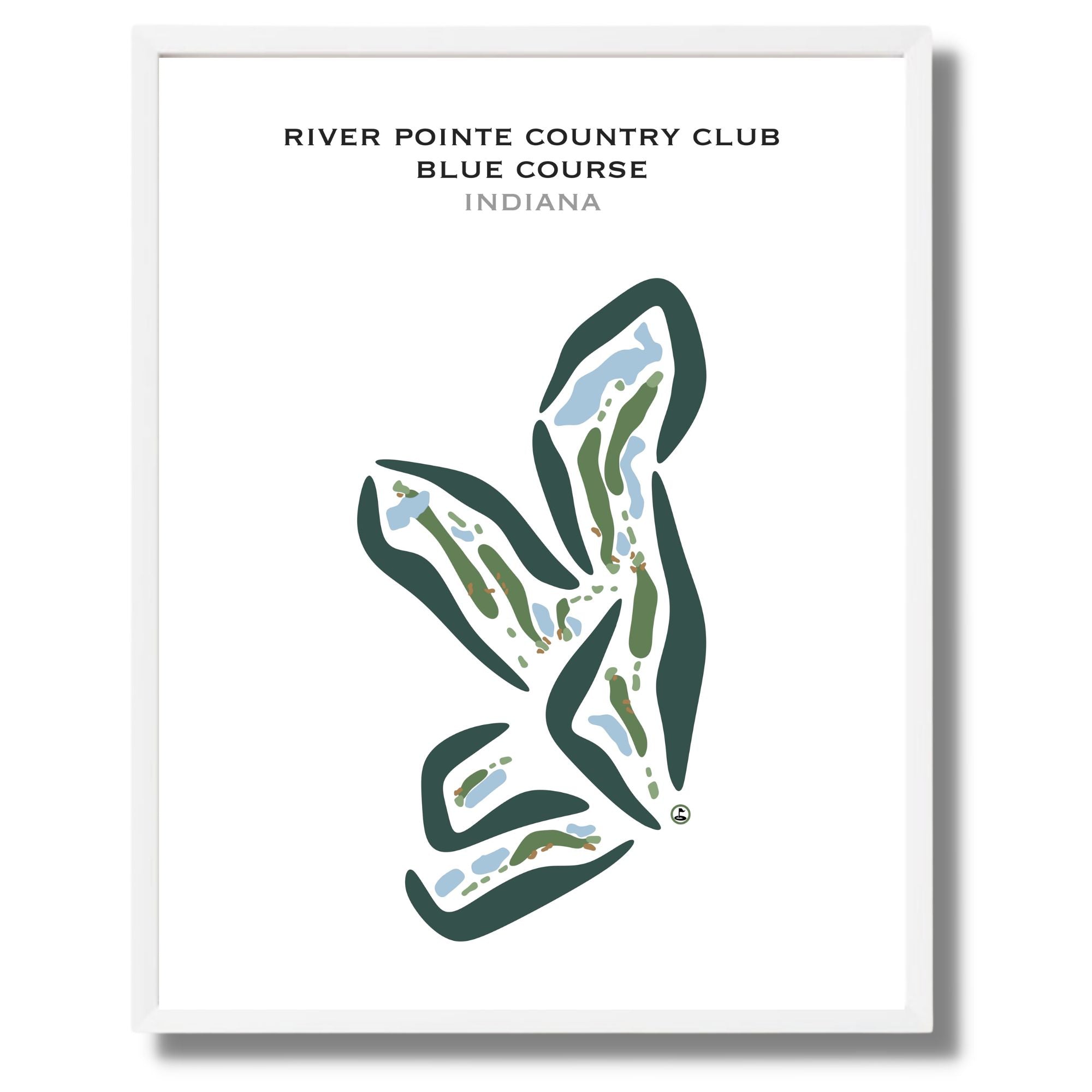 Buy the best printed golf course River Pointe Country Club, Blue Course ...