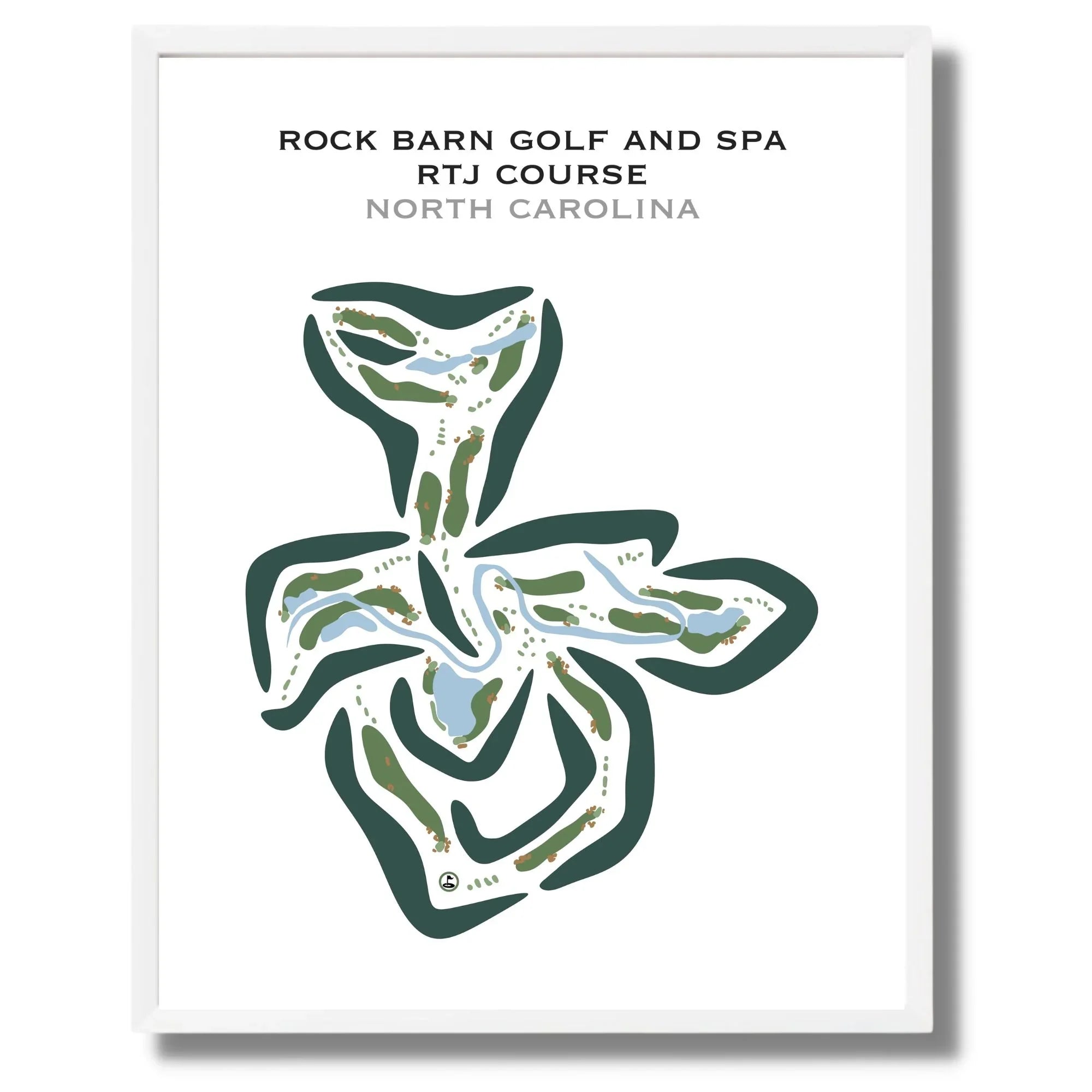 Buy the best printed golf course Rock Barn Country Club & Spa, North ...
