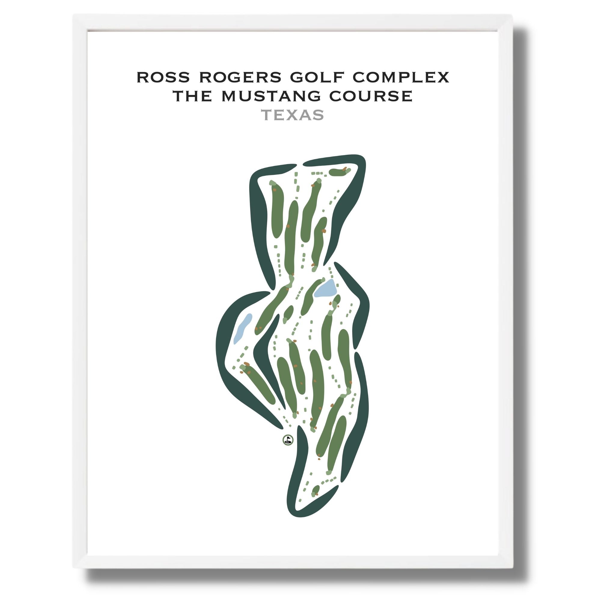 Buy the best printed golf course Ross Rogers Golf Complex - The Mustang ...