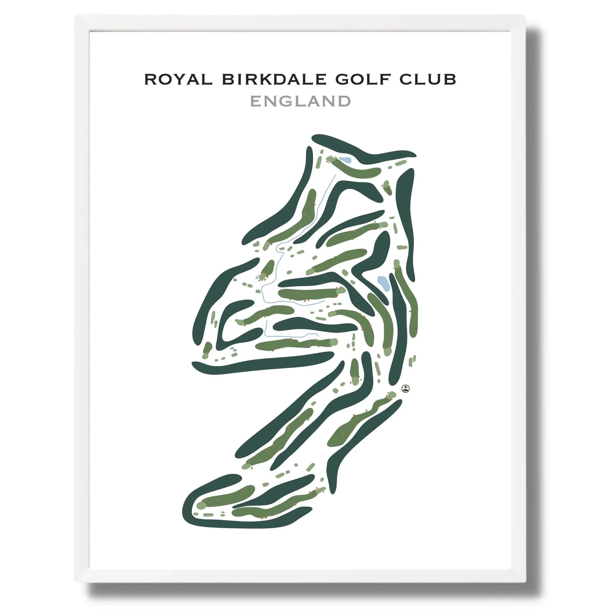 Buy the best printed golf course Royal Birkdale Golf Club, England ...