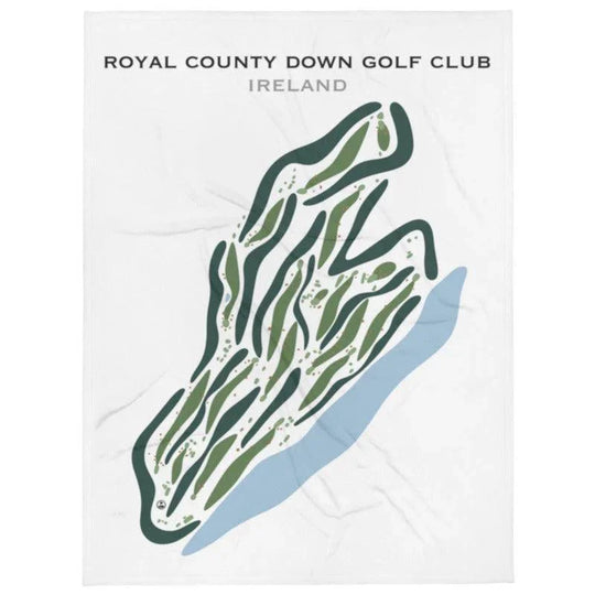 Royal County Down Golf Club, Ireland Golf Course Maps and Prints ...