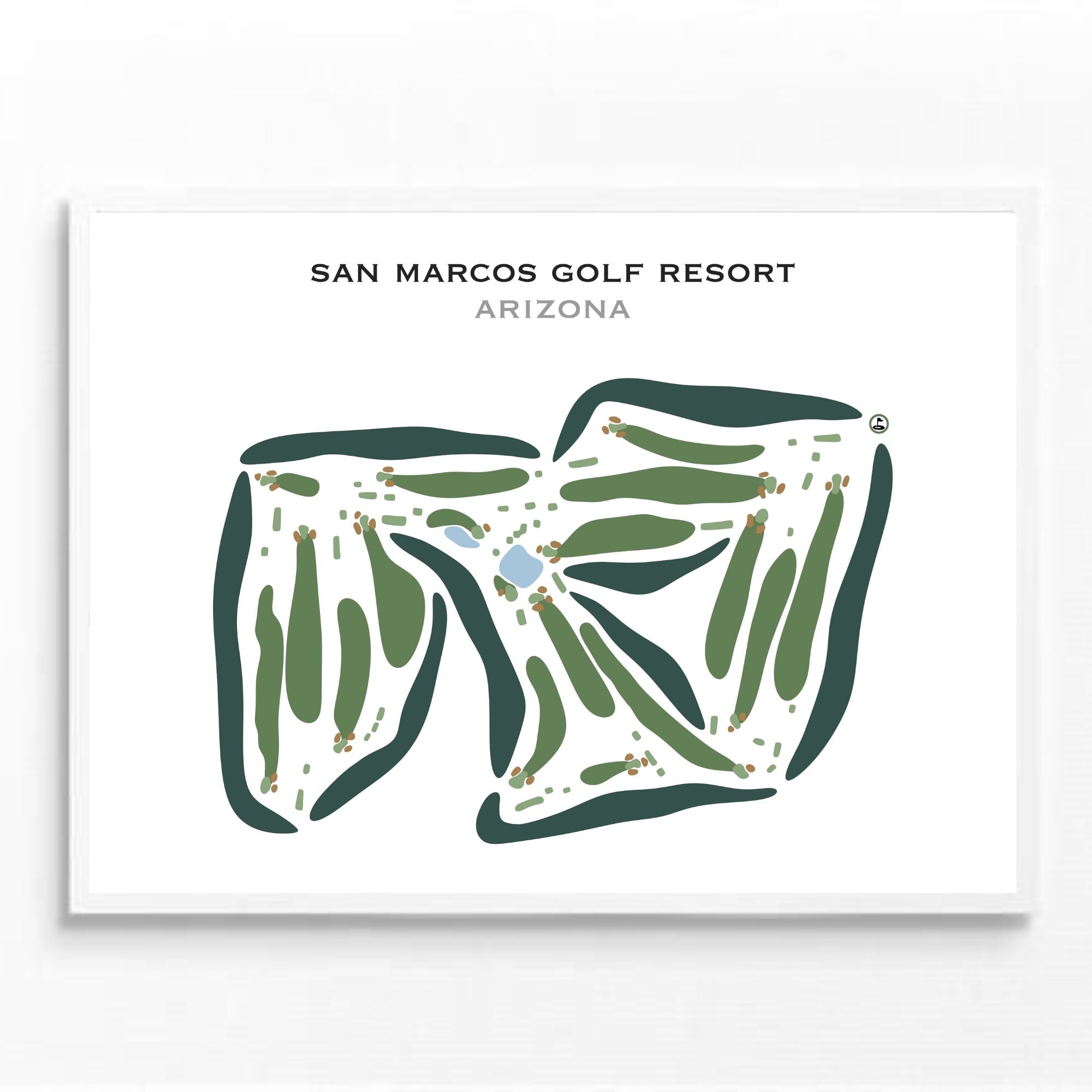 Buy the best printed golf course San Marcos Golf Resort, Arizona - Golf ...