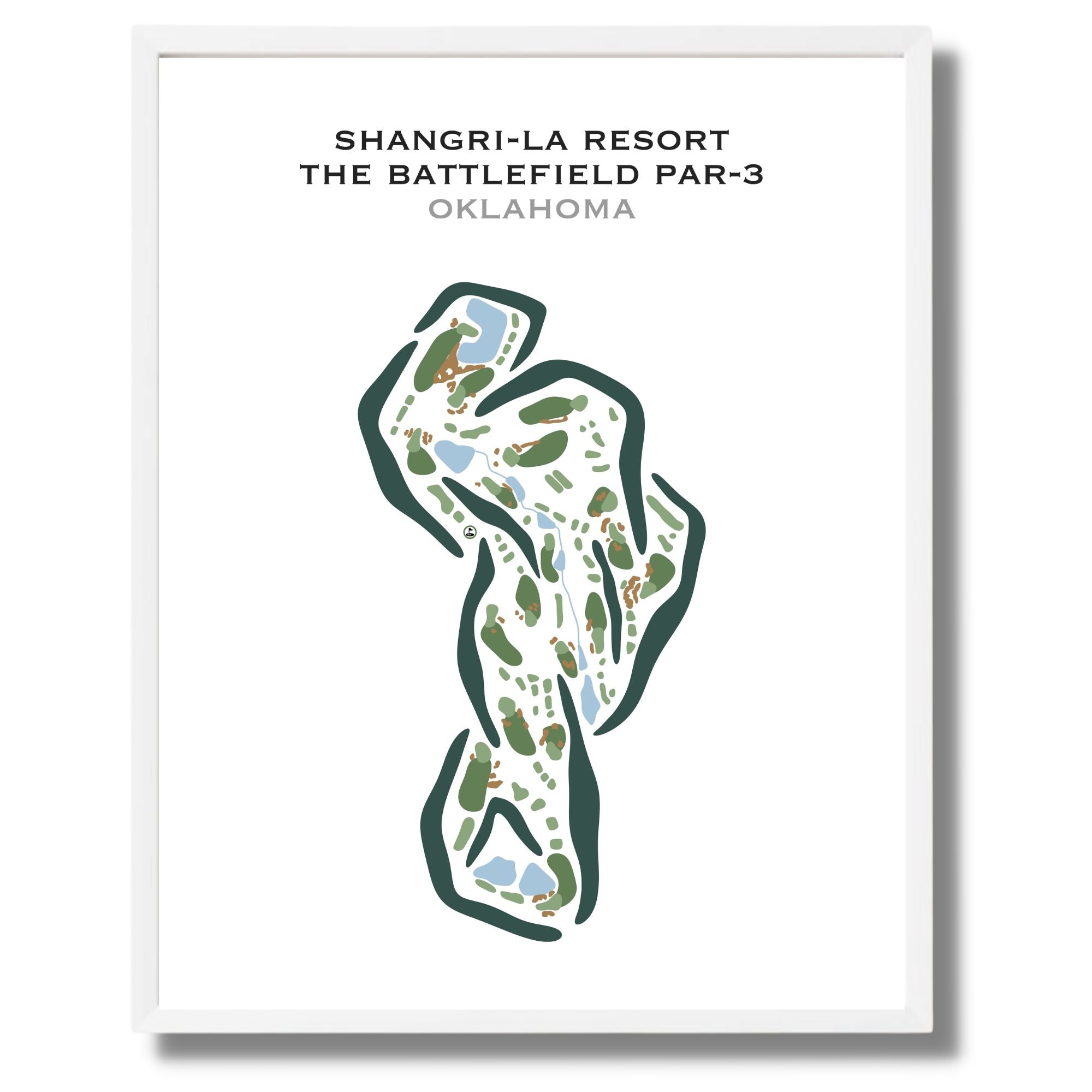 Buy the best printed golf course Shangri-La Resort - The Battlefield ...