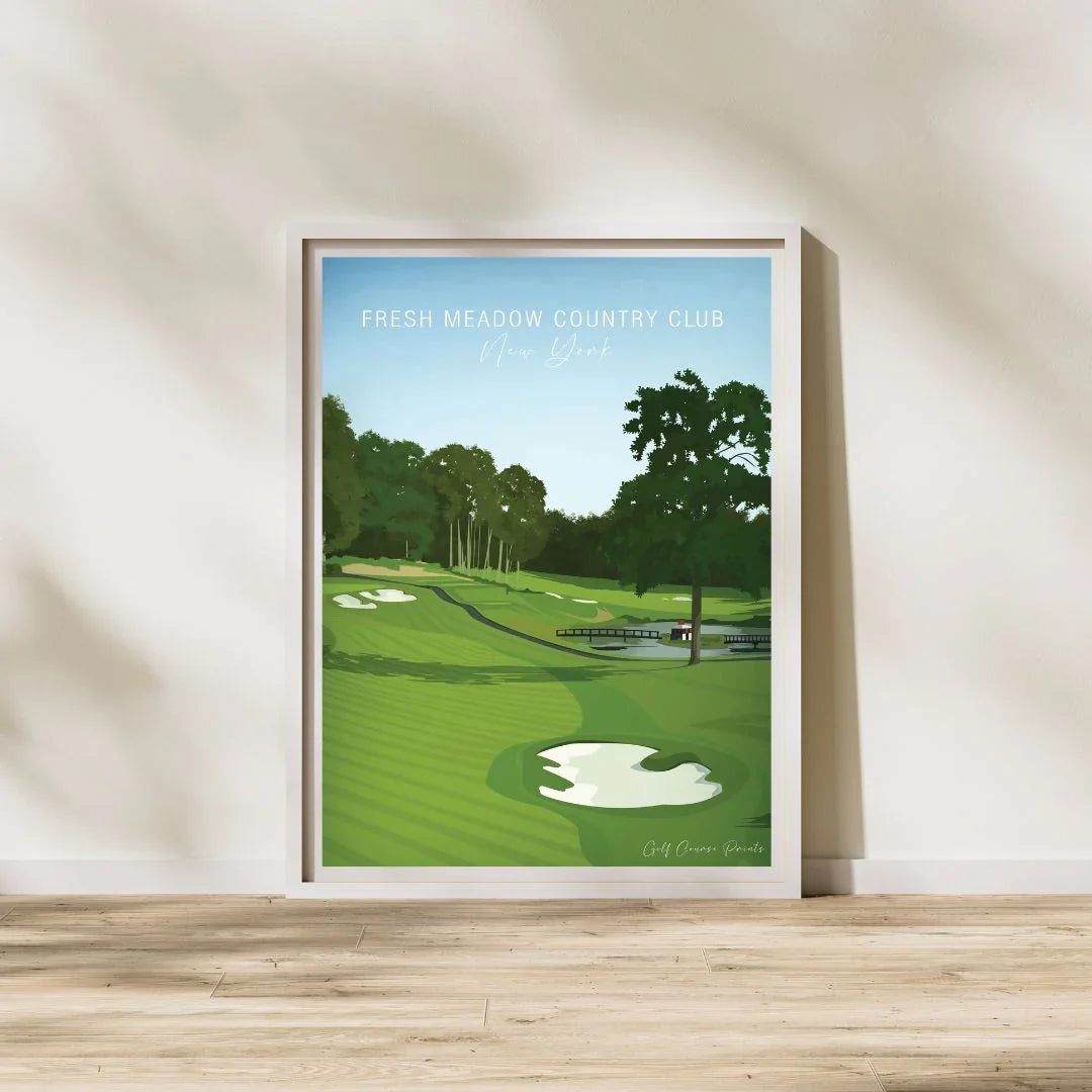 Fresh Meadow Country Club, New York Golf Course Paintings | Order ...