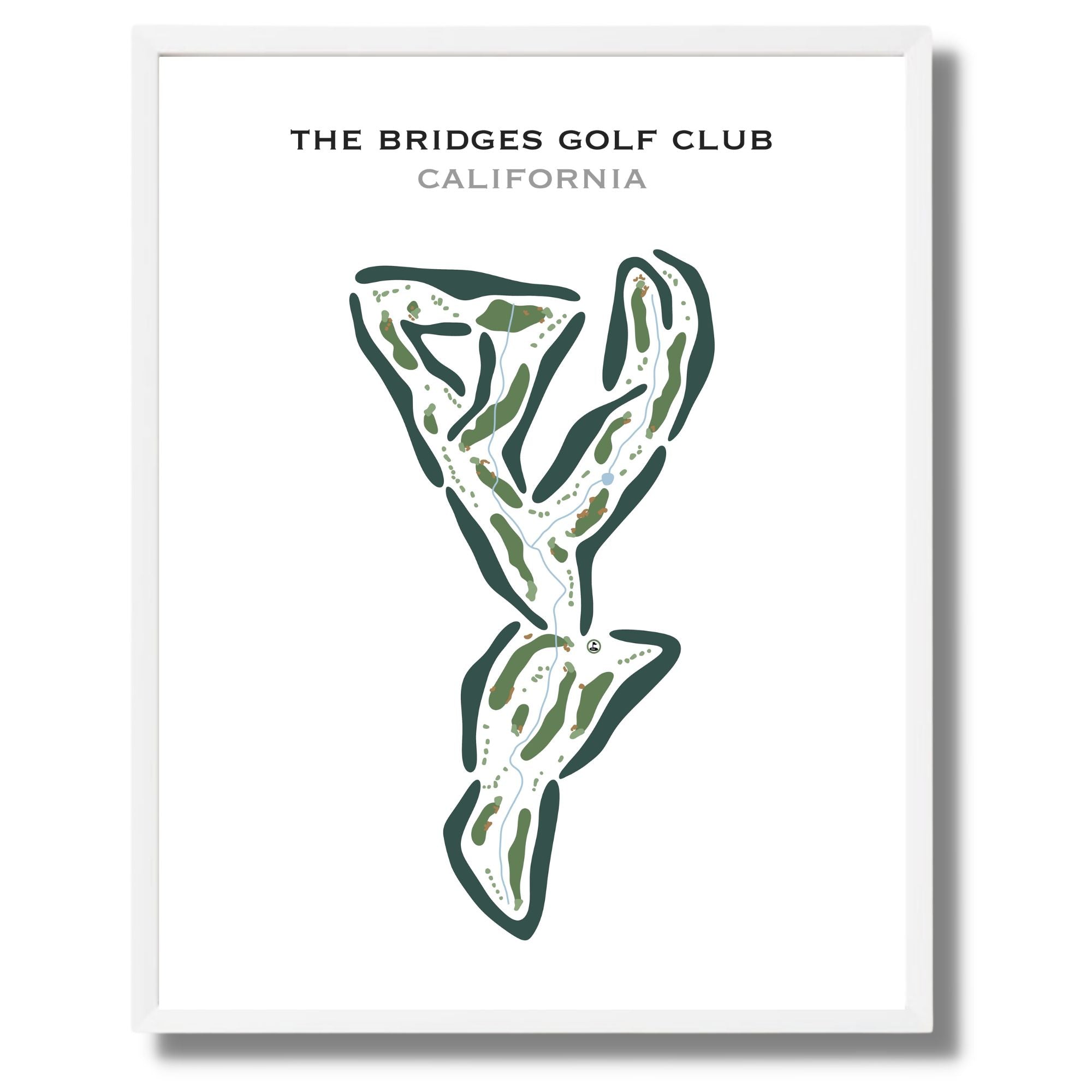 Buy the best printed golf course The Bridges Golf Club, California ...