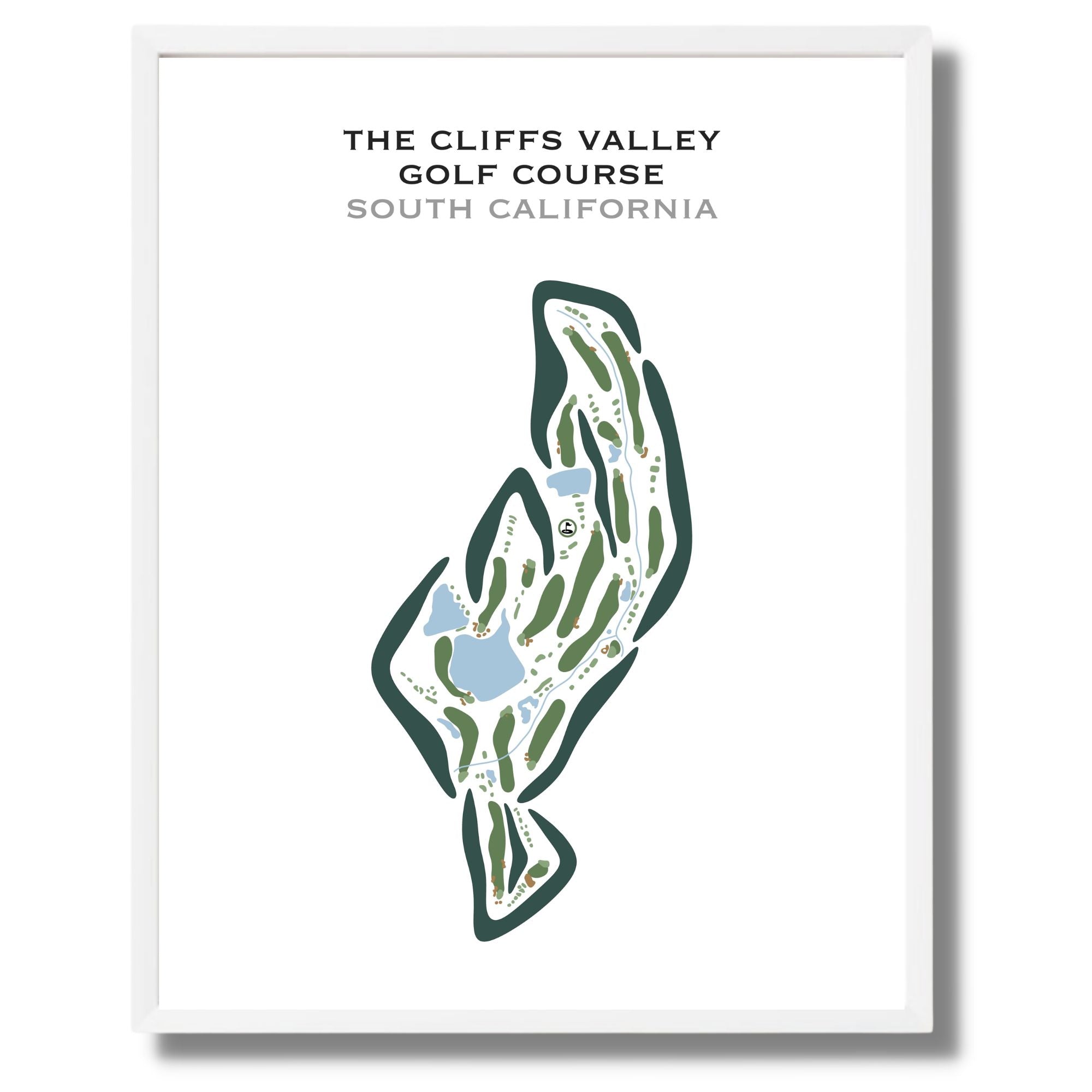 Buy the best printed golf course The Cliffs Valley Golf Course, South ...