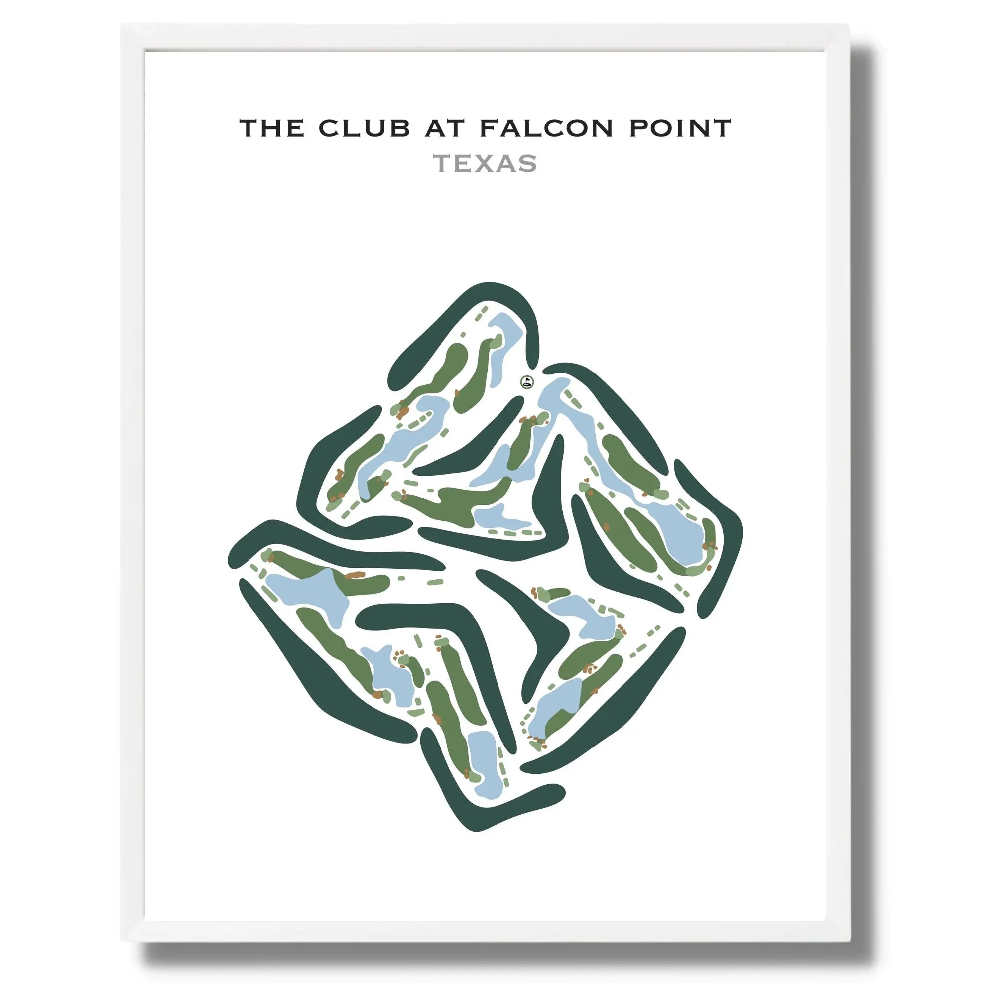 Buy the best printed golf course The Club at Falcon Point, Texas - Golf ...