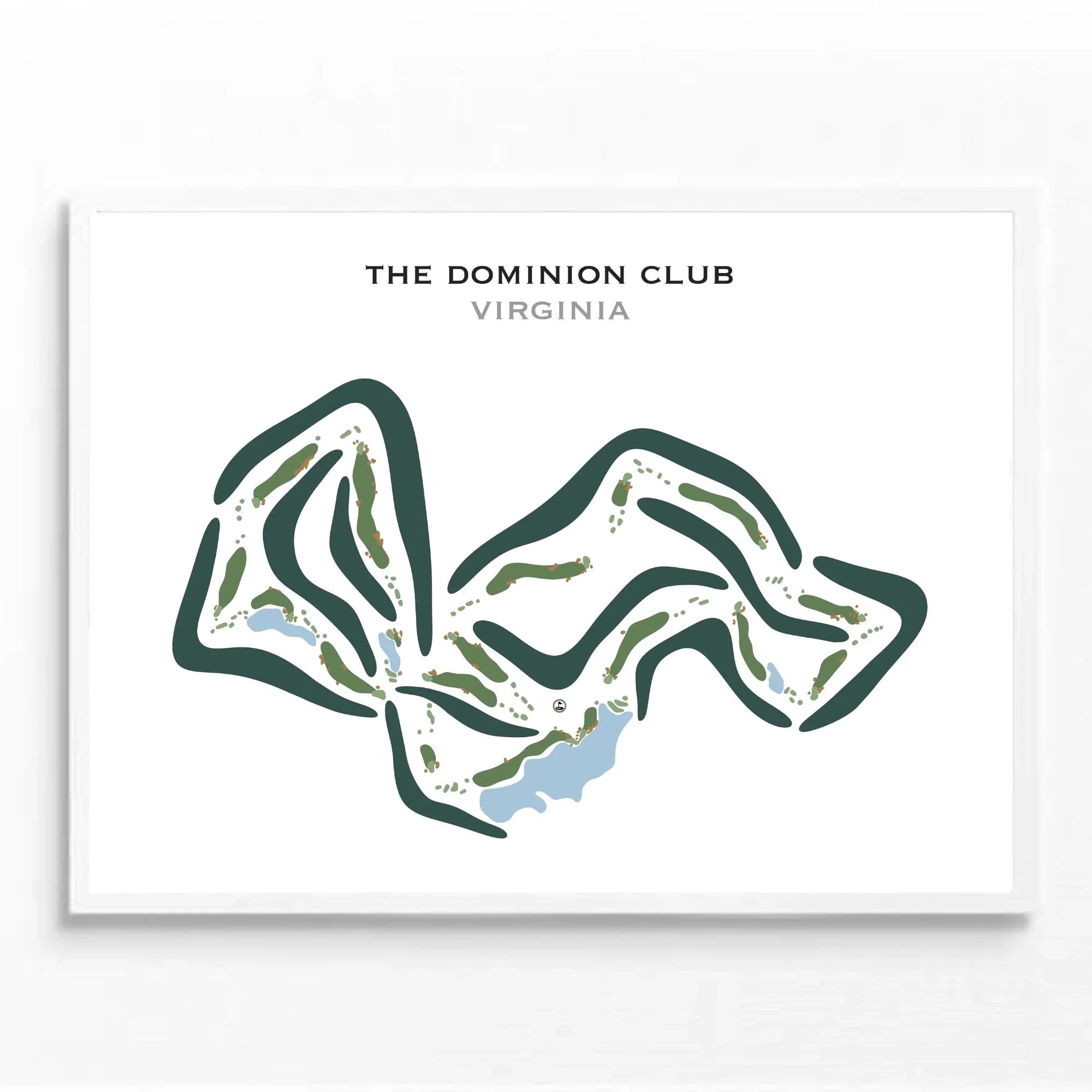 Buy the best printed golf course The Dominion Club, Virginia - Golf ...