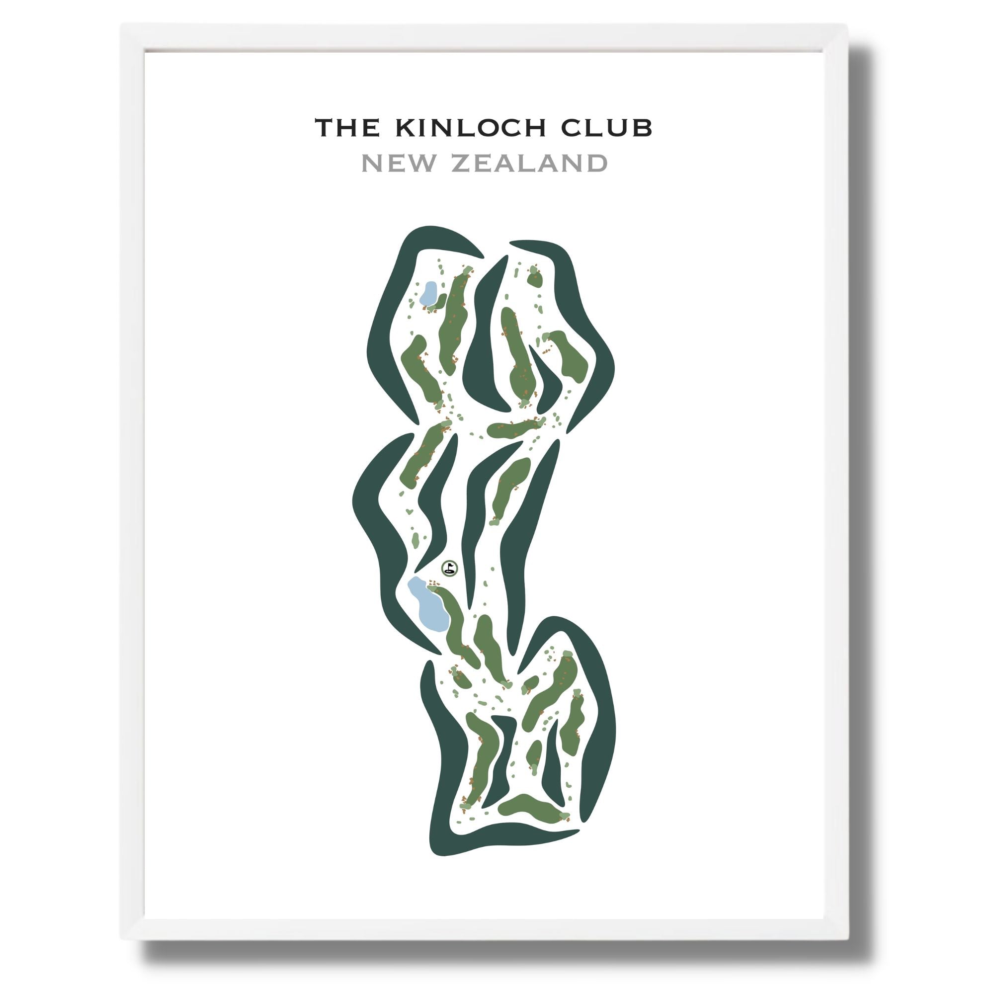 Buy the best printed golf course The Kinloch Club, New Zealand - Golf ...