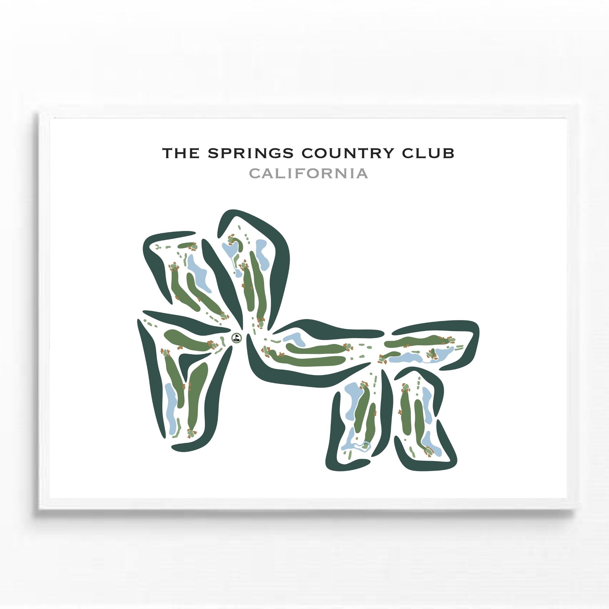 Buy the best printed golf course The Springs Country Club, California ...