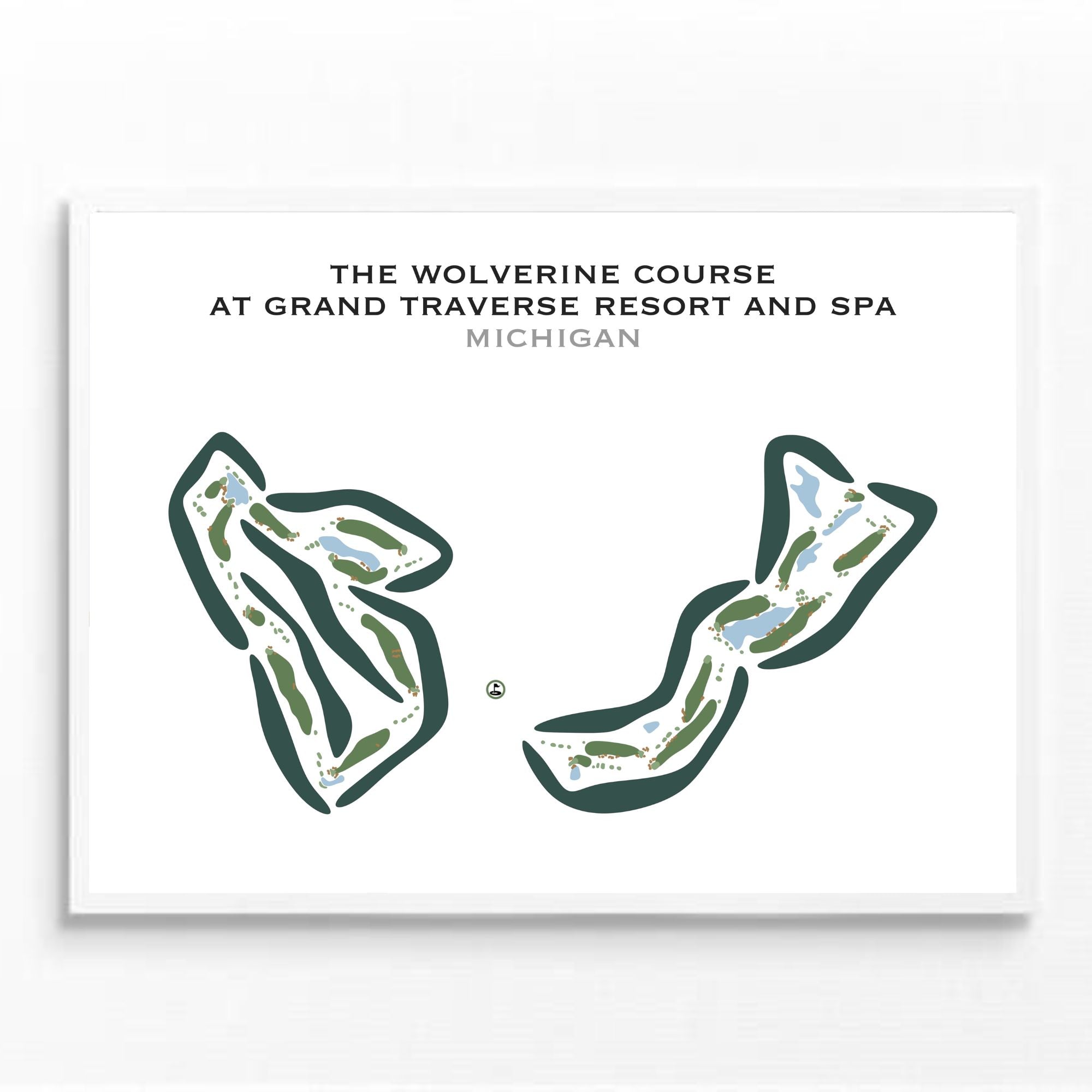 Buy the best printed golf course The Wolverine Golf Course at Grand ...