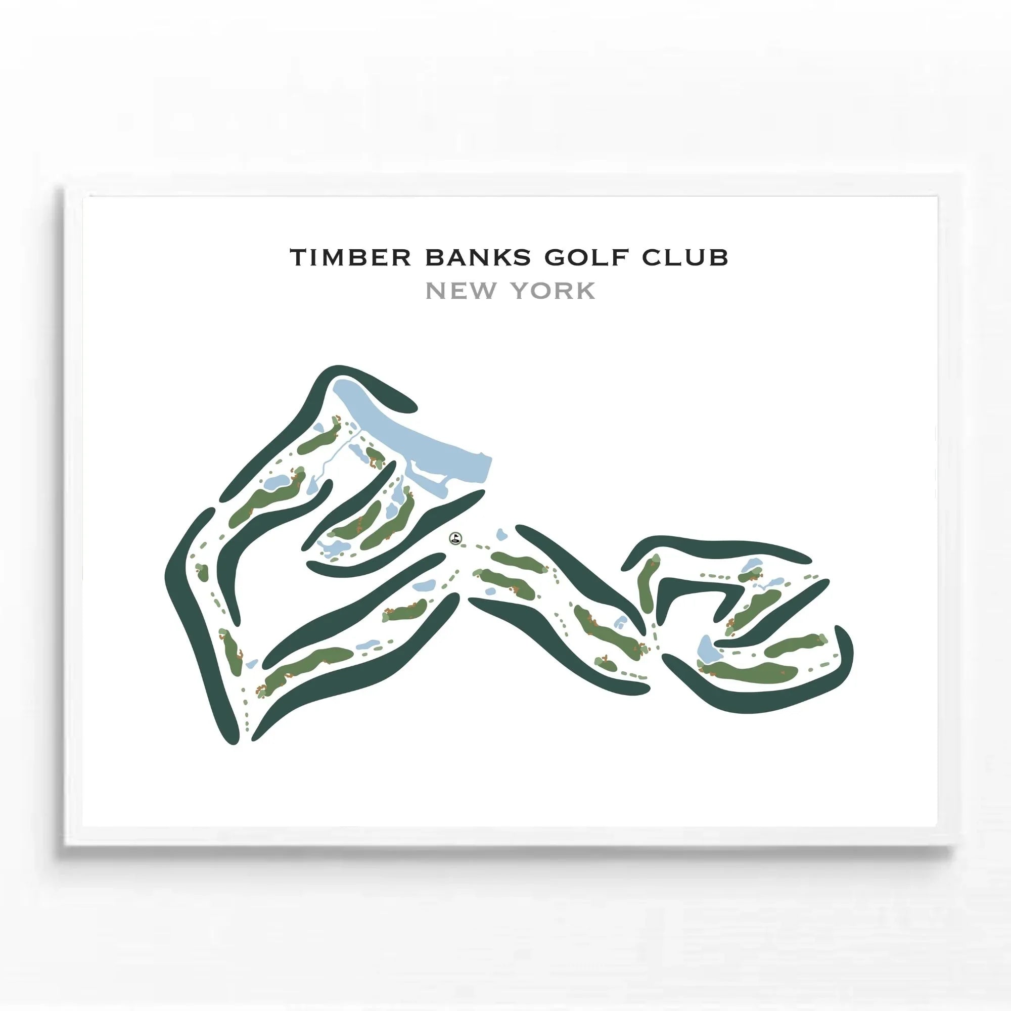 Buy the best printed golf course Timber Banks Golf Club, New York ...
