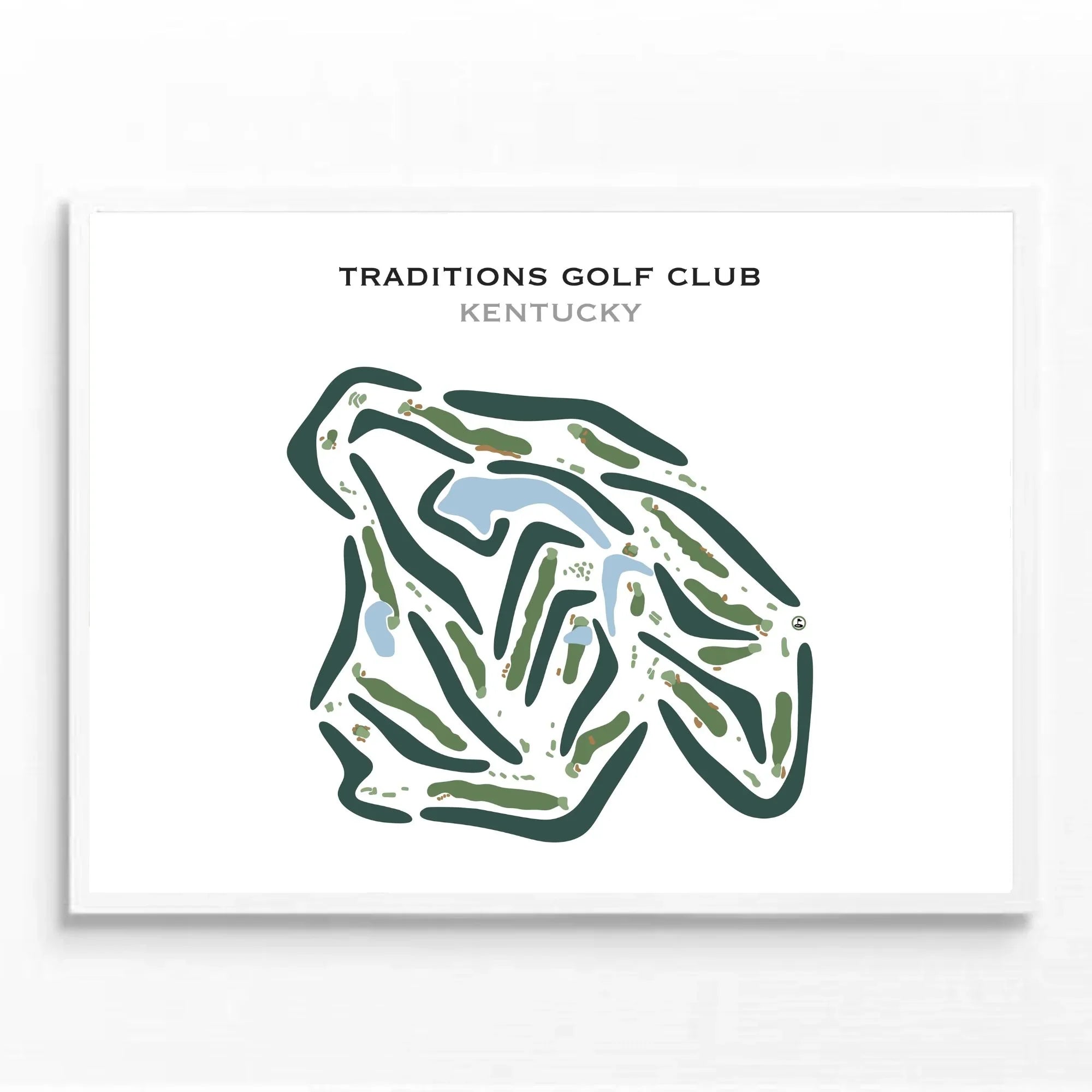Buy the best printed golf course Traditions Golf Club, Kentucky - Golf ...