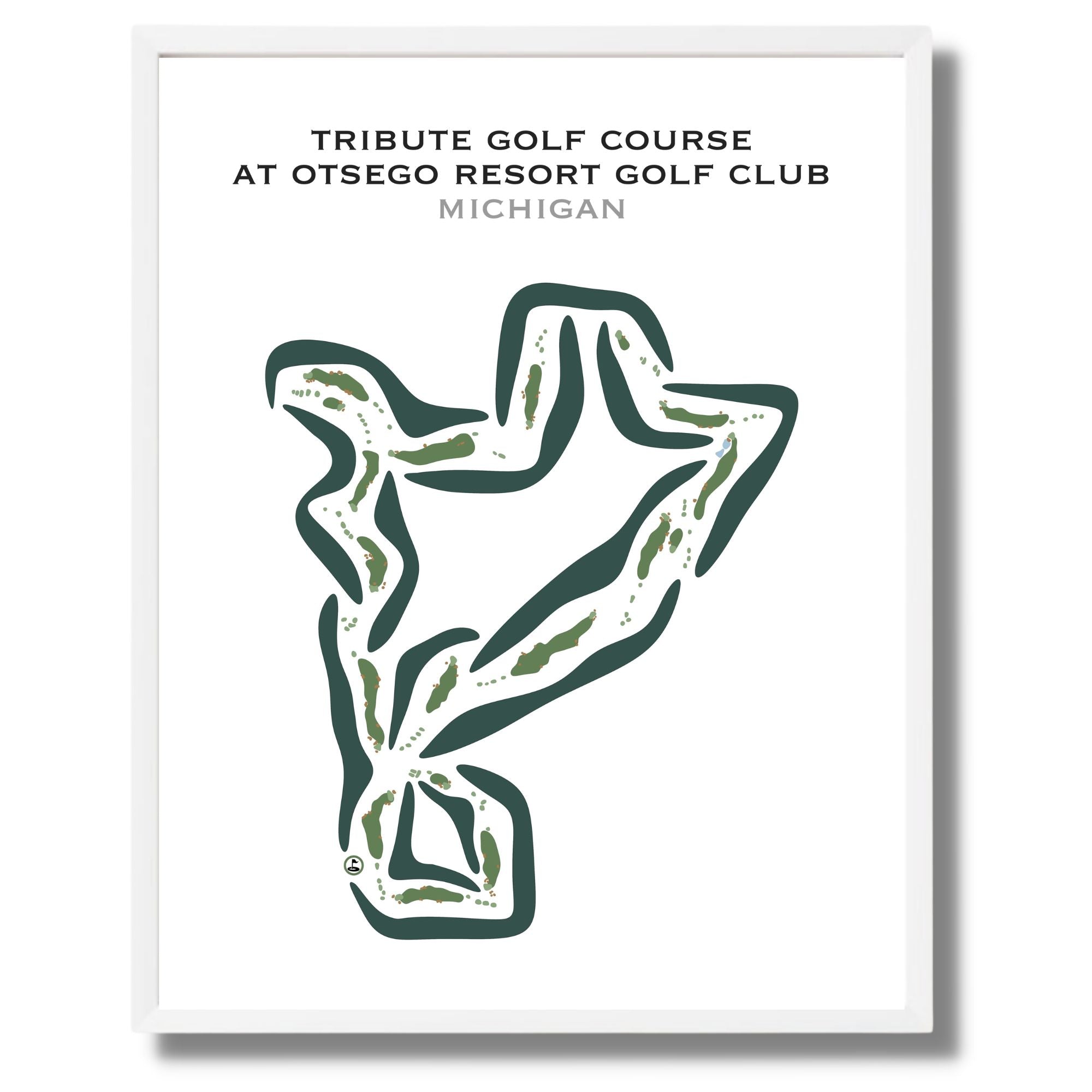 Buy the best printed golf course Tribute Golf Course at Otsego Golf ...