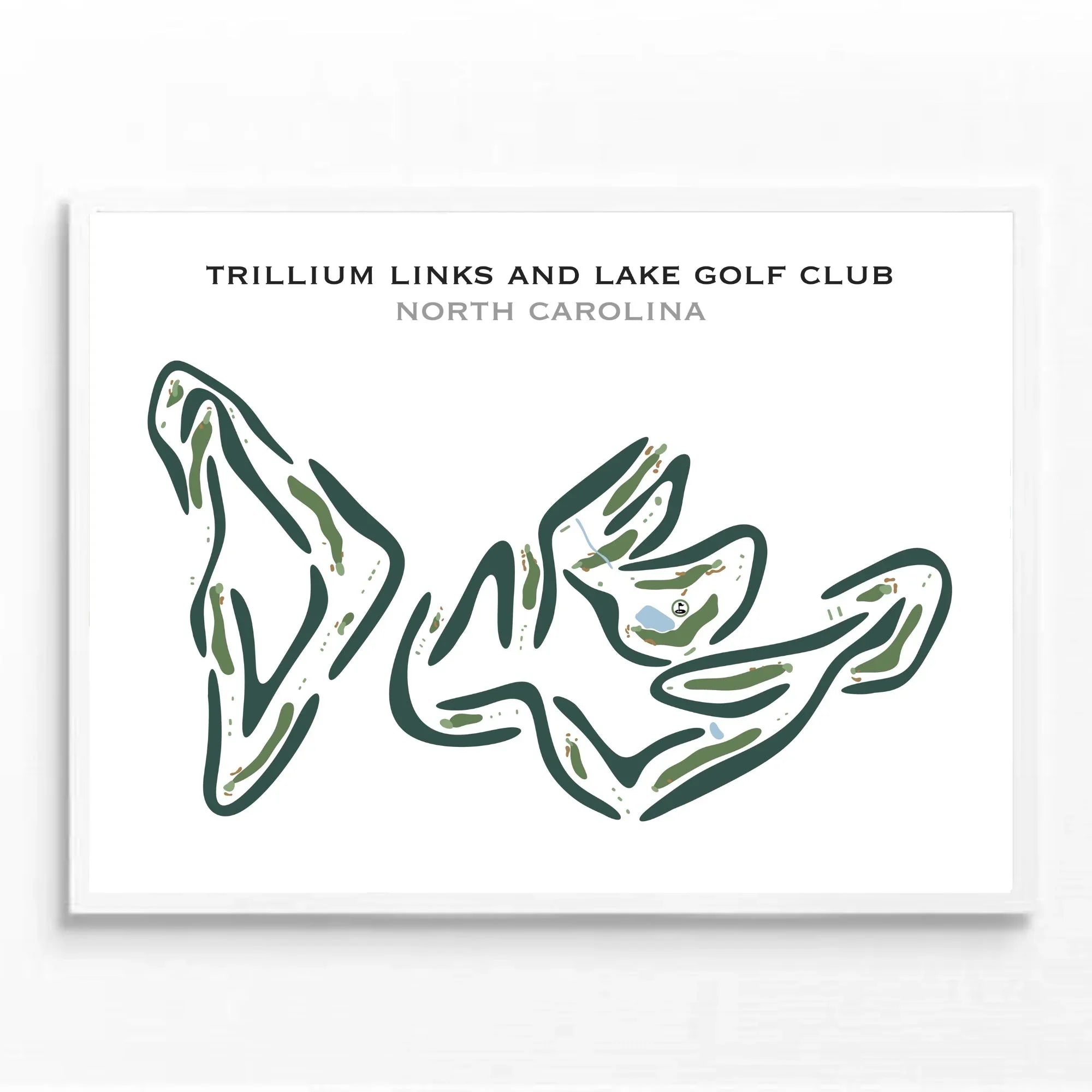 Trillium Links and Lake Club, North Carolina Printed Golf Courses ...