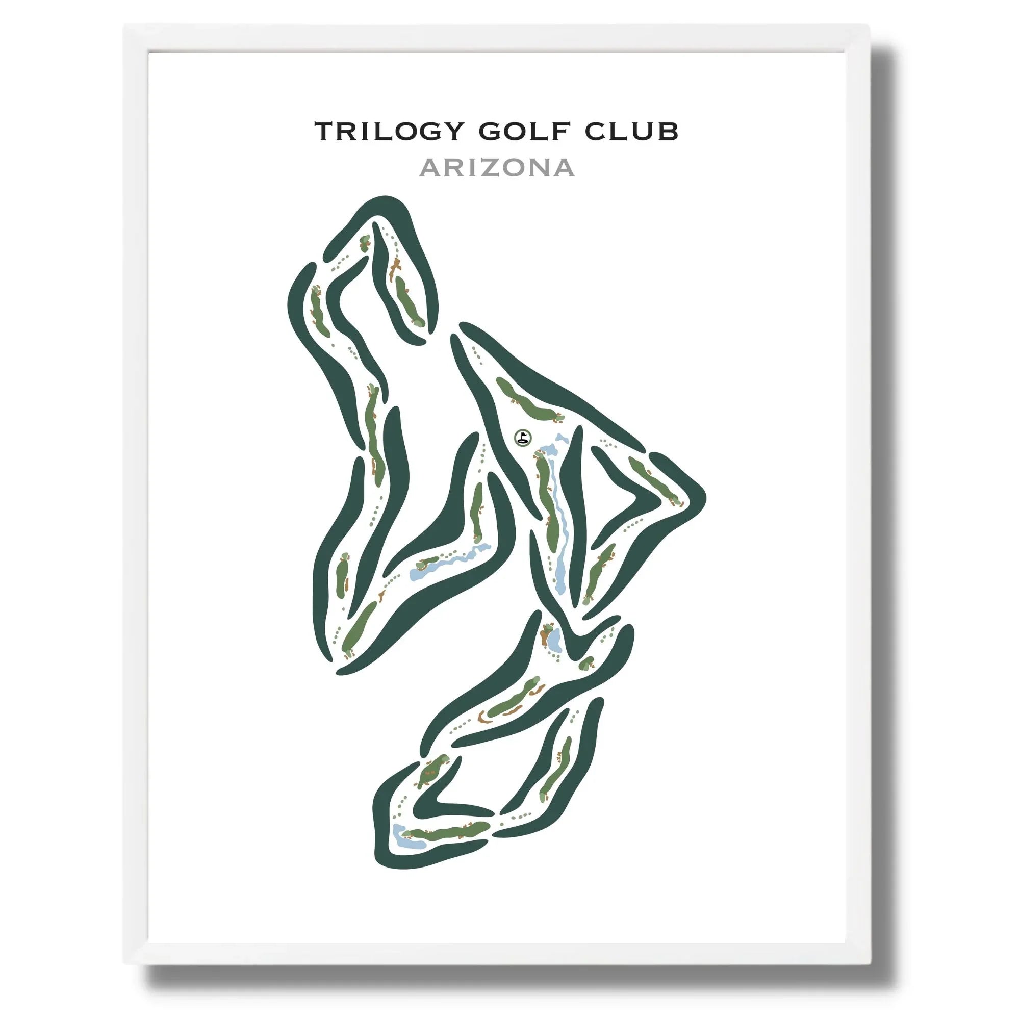 The Links of North Dakota, North Dakota Golf Course Maps and Prints ...