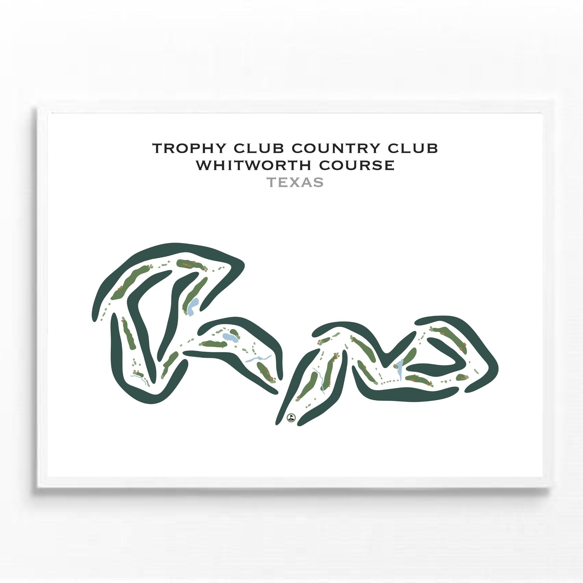 Buy the best printed golf course Trophy Club Country Club - Whitworth ...