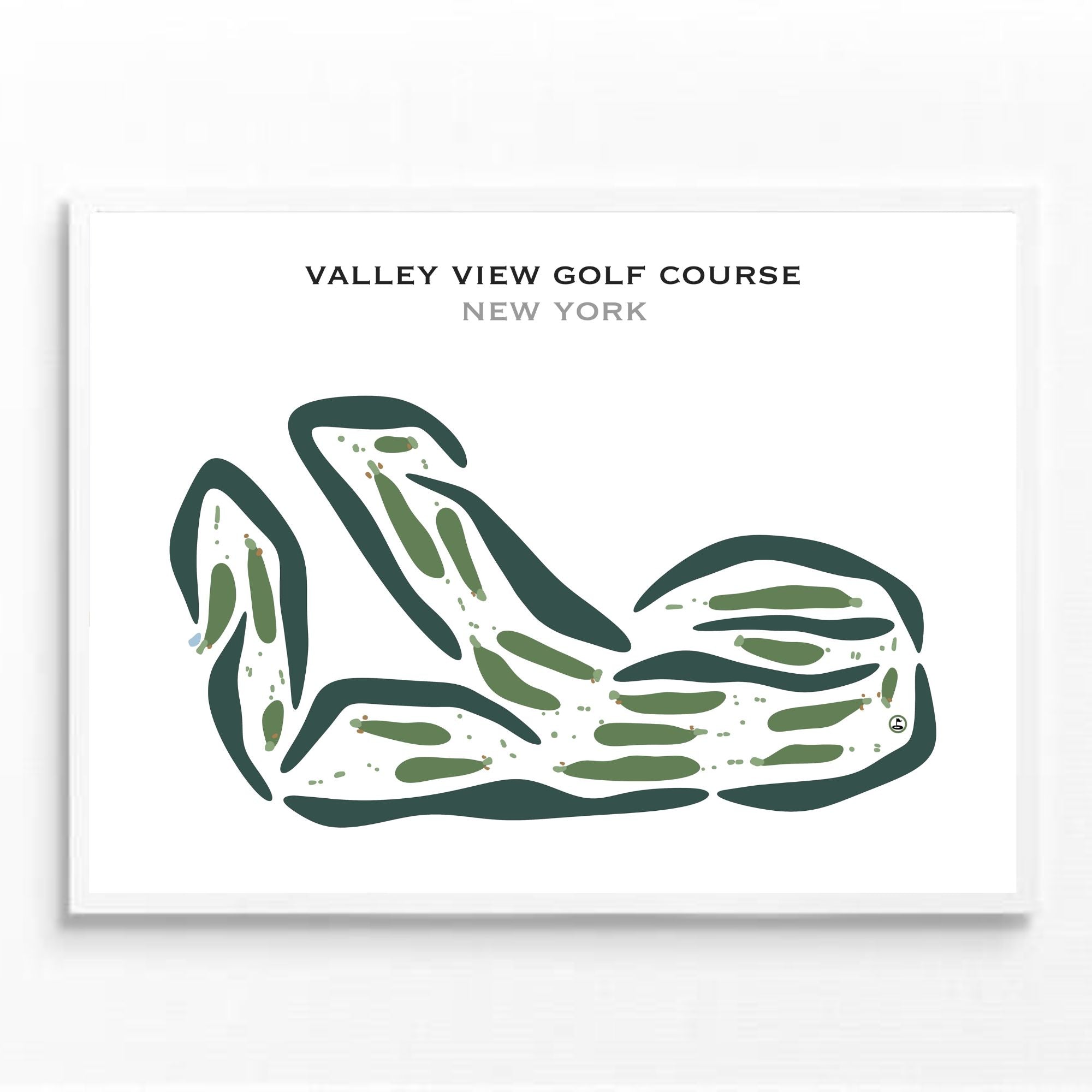 Buy the best printed golf course Valley View Golf Course, New York ...