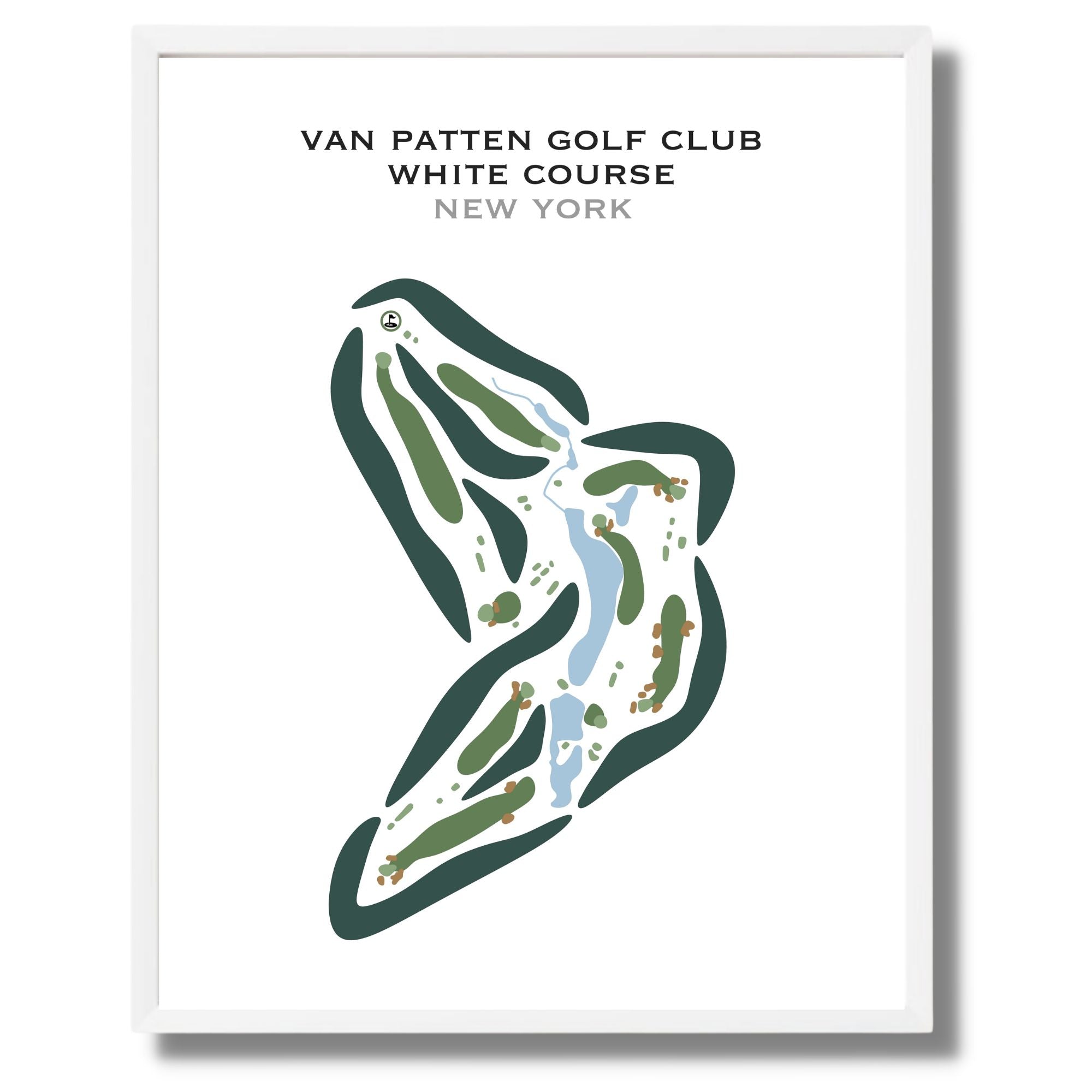 Buy the best printed golf course Van Patten Golf Club, White Course ...