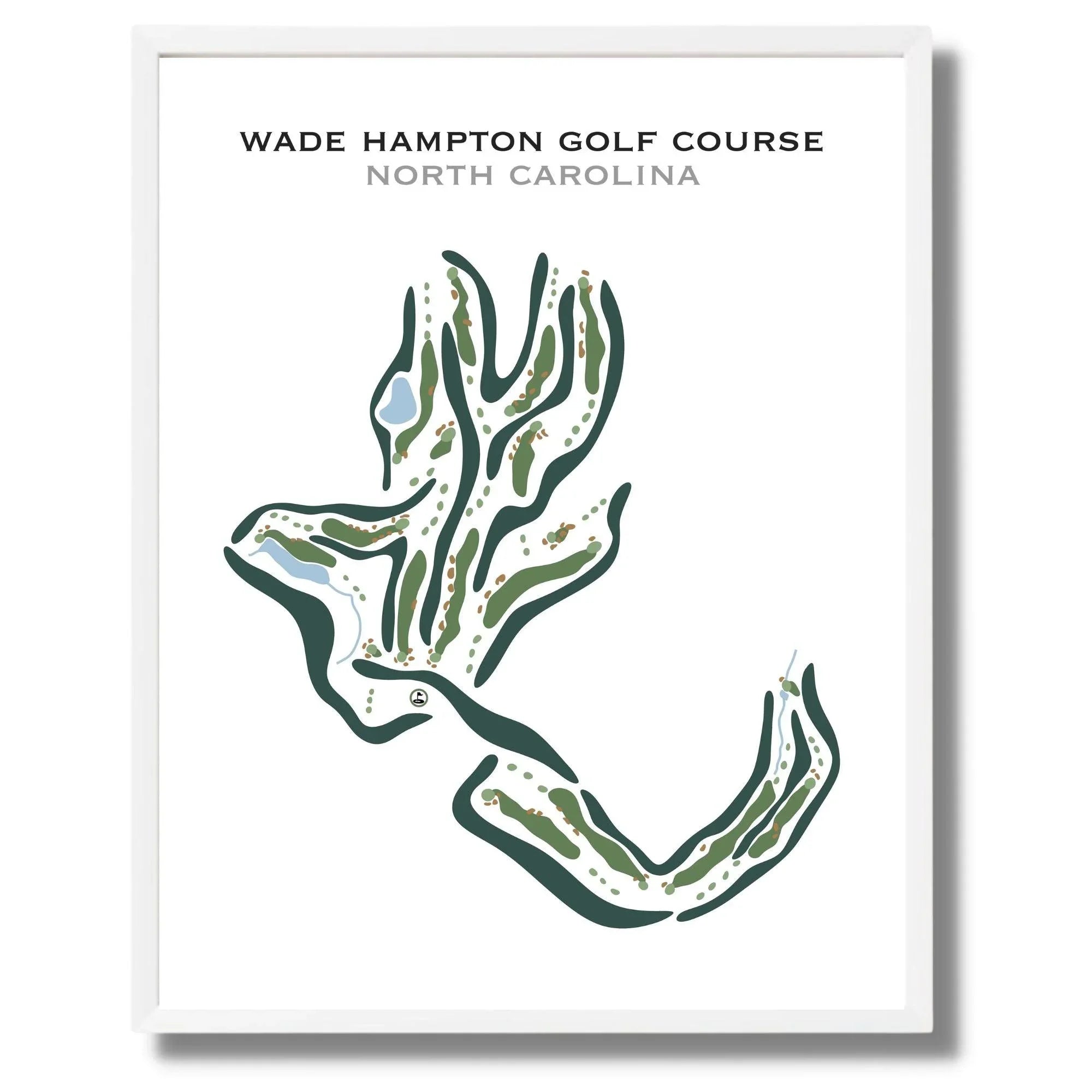 Wade Hampton Golf Course, North Carolina - Printed Golf Courses
