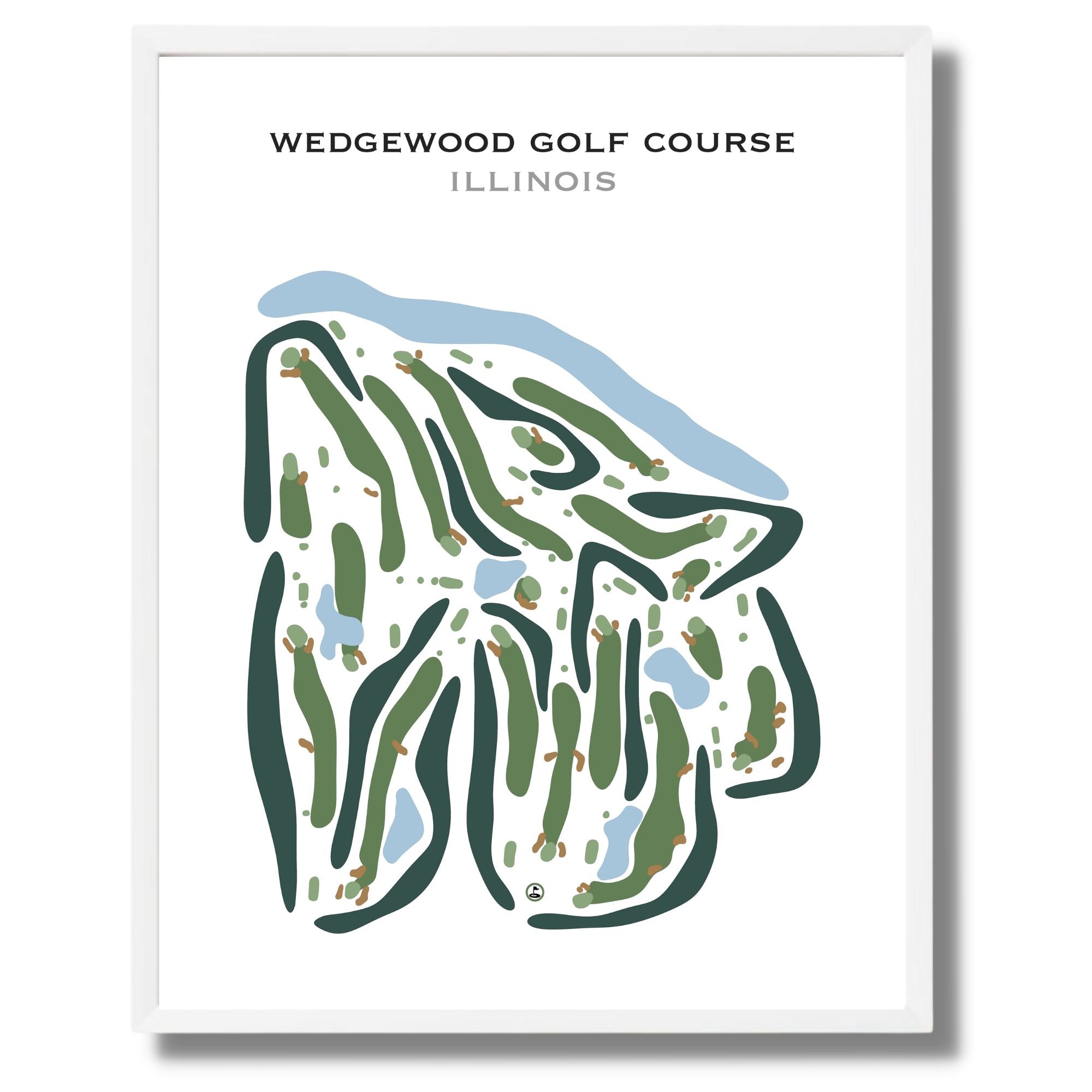Buy the best printed golf course Wedgewood Golf Course, Illinois ...