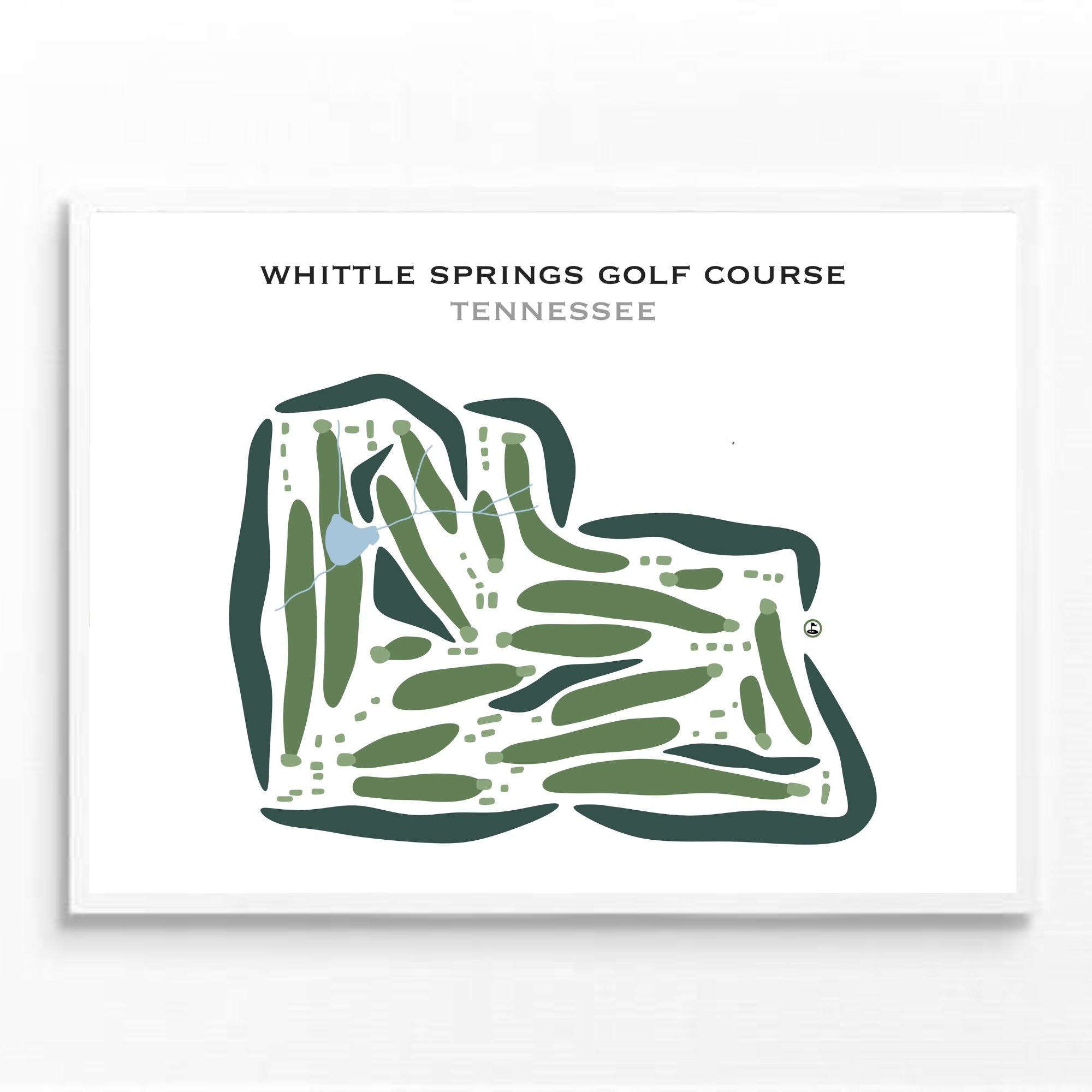 Buy the best printed golf course Whittle Springs Golf Course, Tennessee ...