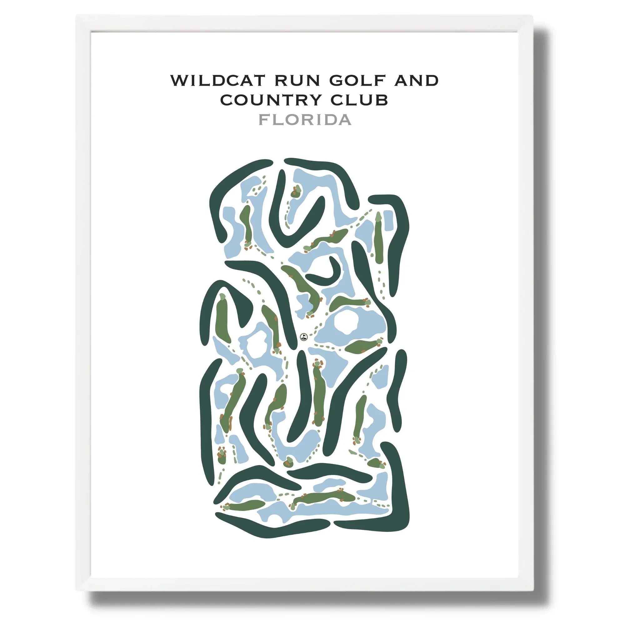 Buy the best printed golf course Wildcat Run Golf & Country Club ...