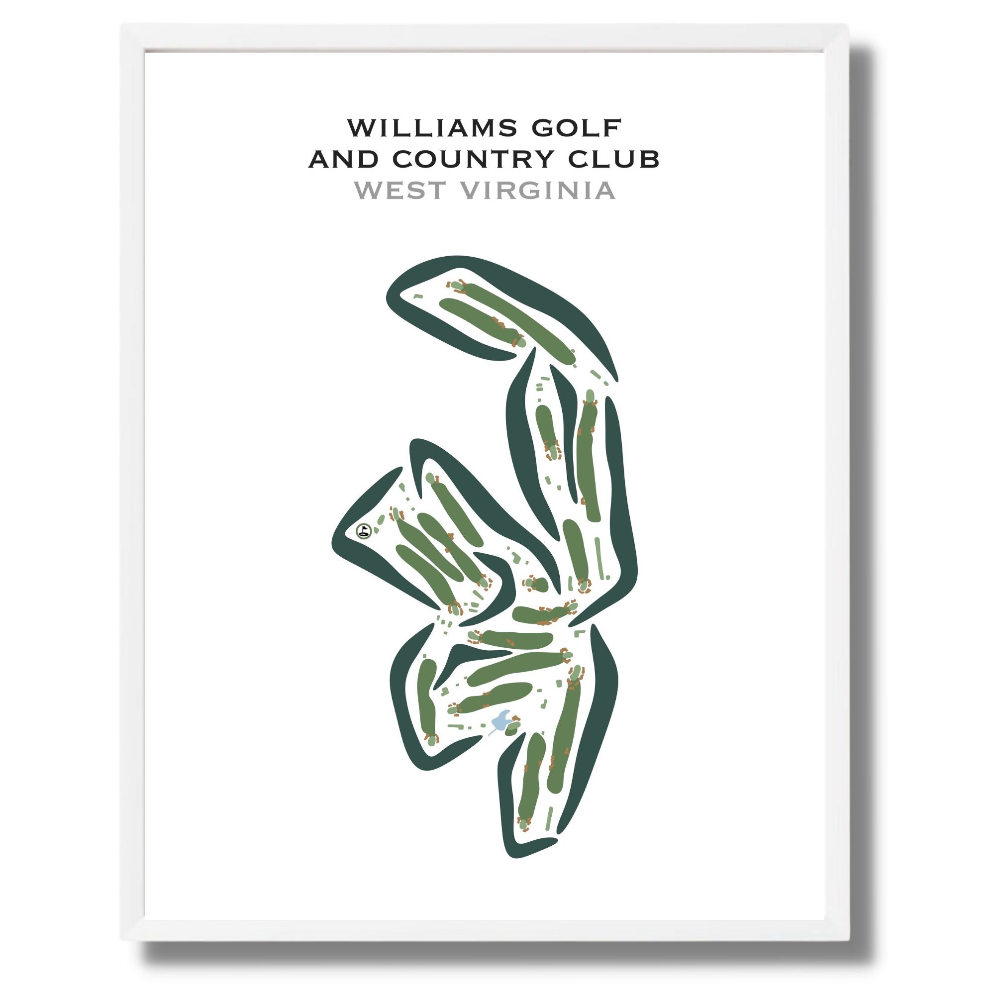 Buy the best printed golf course Williams Golf & Country Club, West ...
