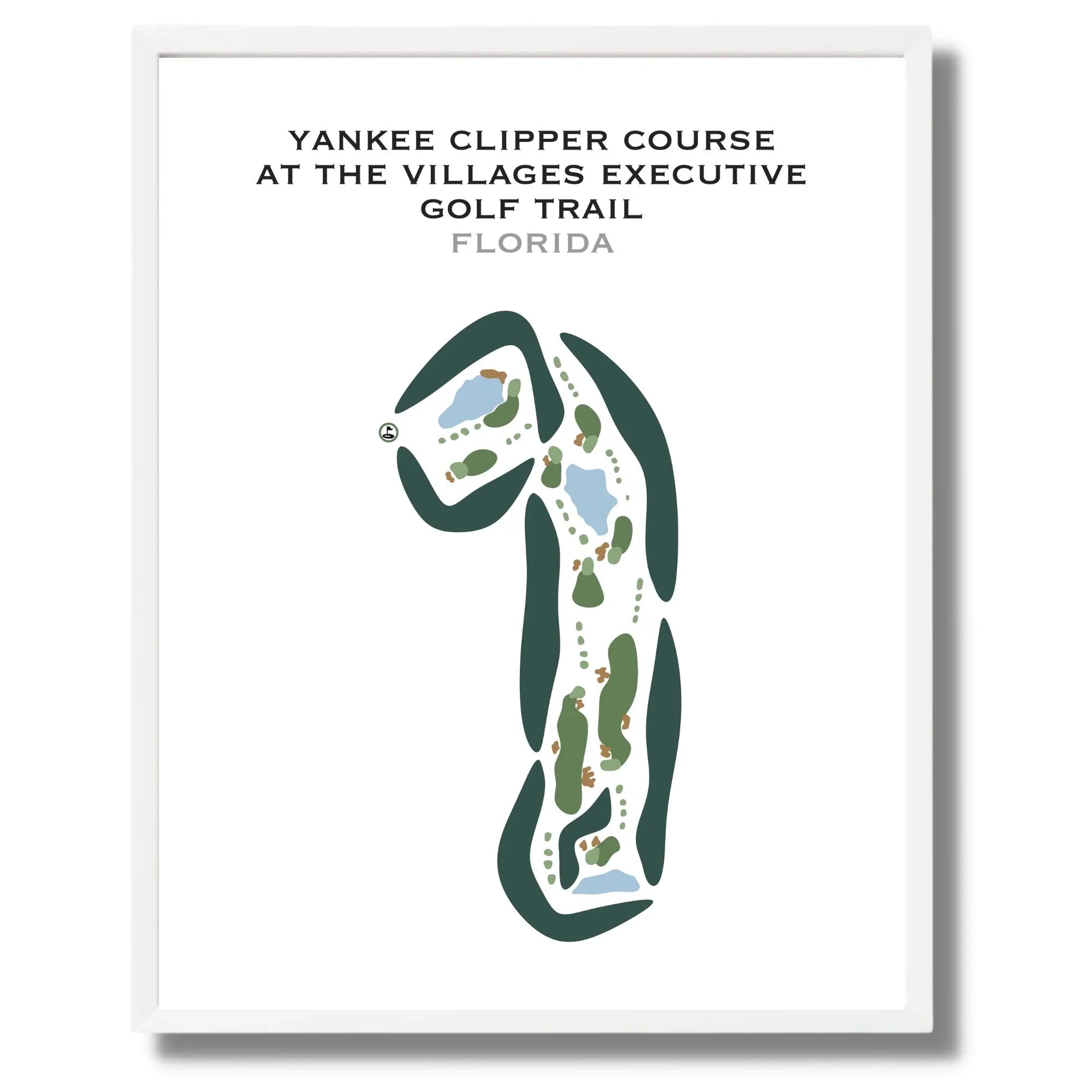 Buy the best printed golf course Yankee Clipper Course at The Villages ...