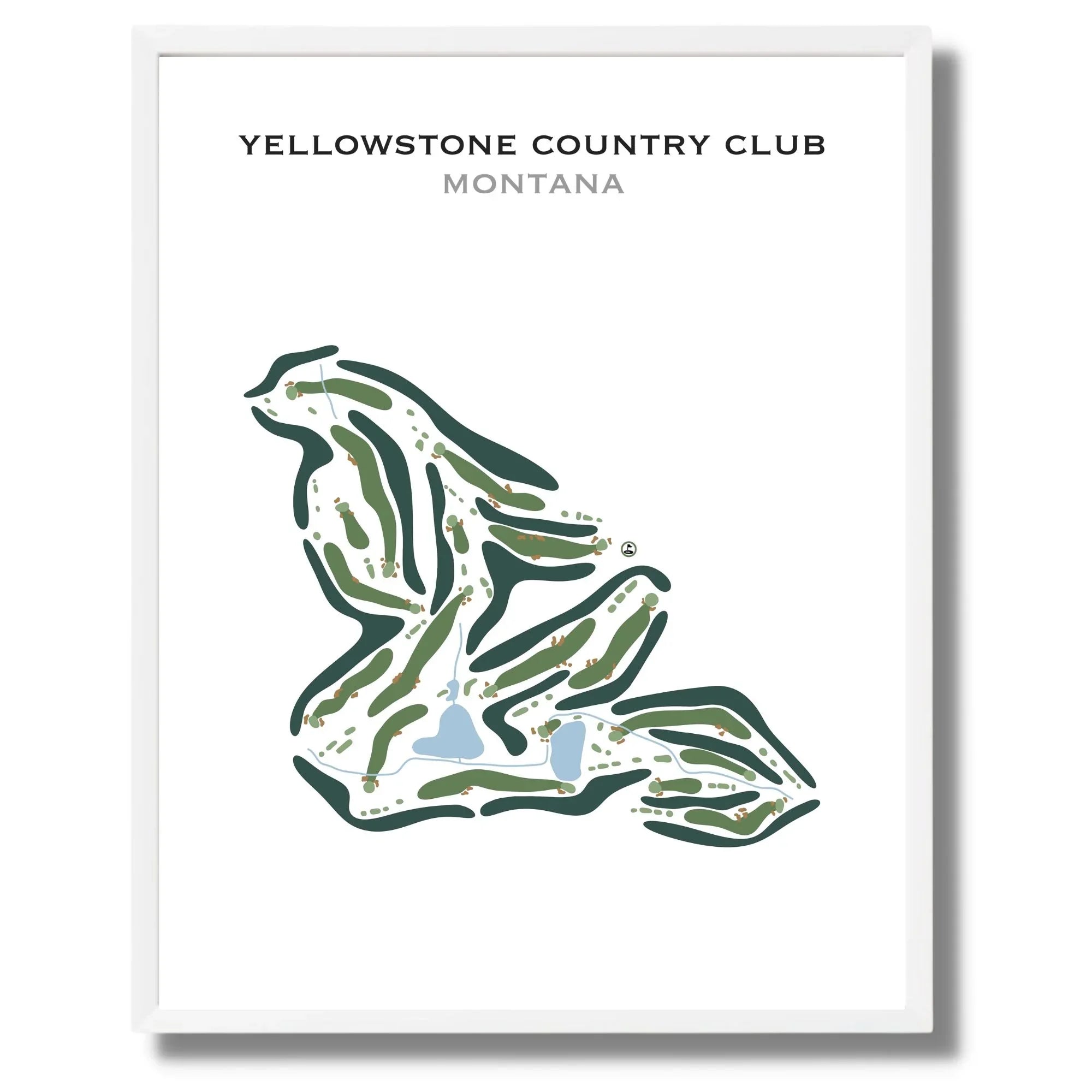 Buy the best printed golf course Yellowstone Country Club, Montana ...