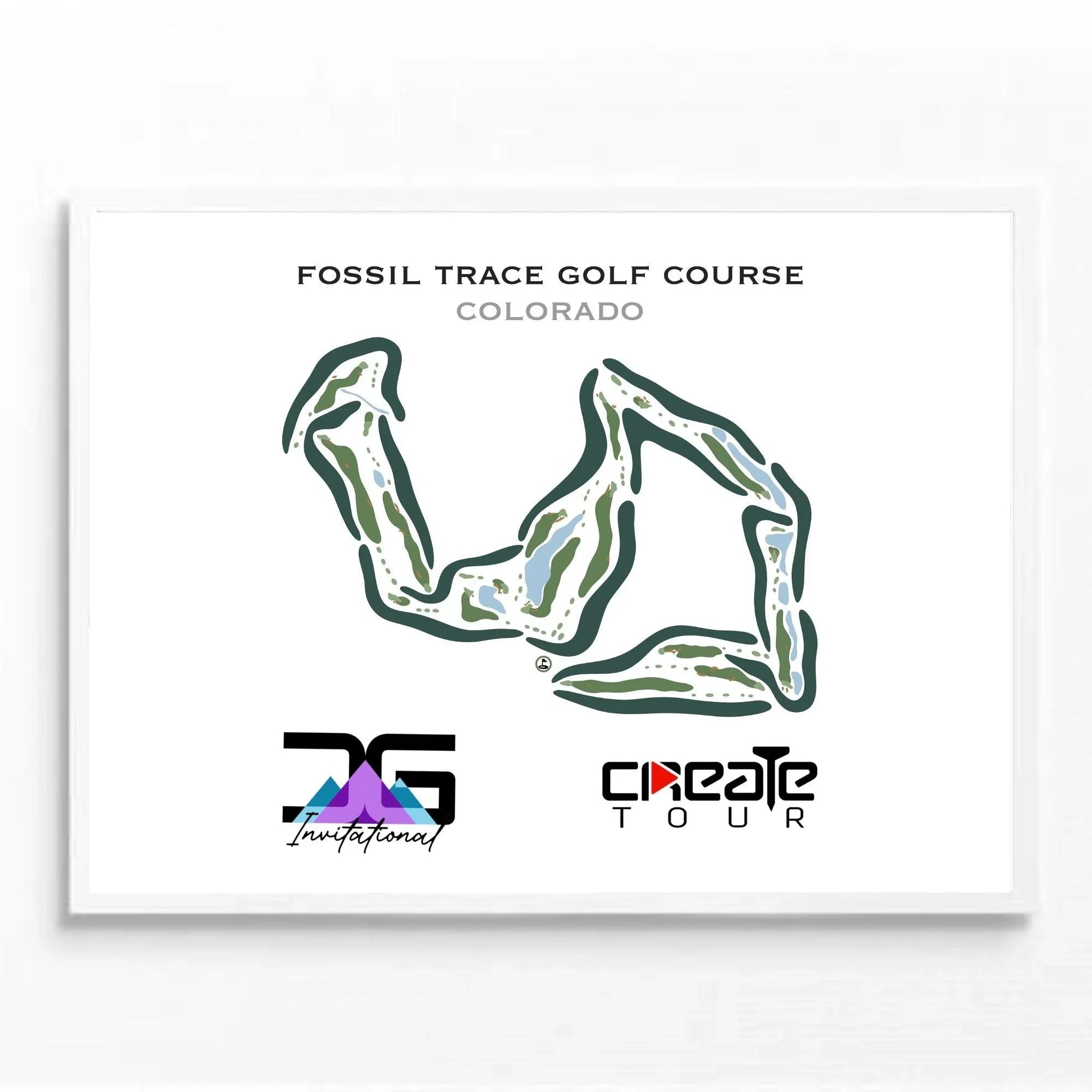 Fossil Trace Golf Course, Colorado - Printed Gold Courses - Golf Course ...