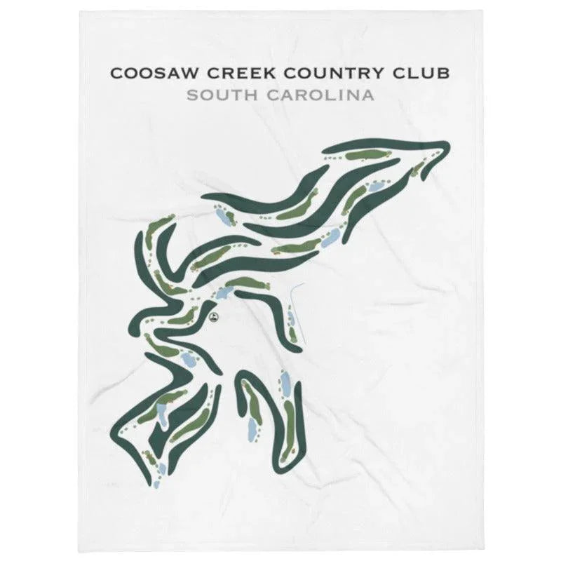 Buy the best printed golf course Coosaw Creek Country Club, South Carolina