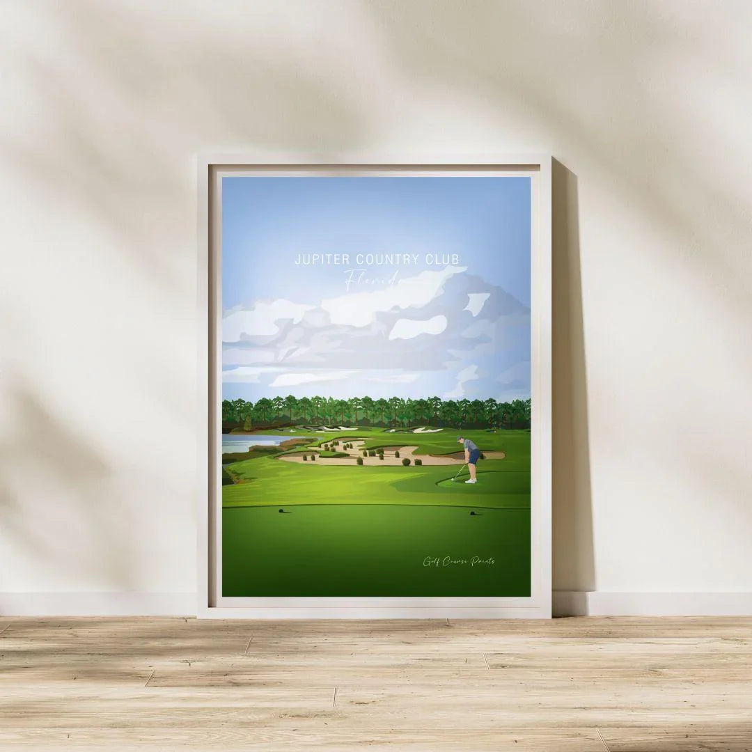 Jupiter Country Club Signature Design - Golf Course Prints