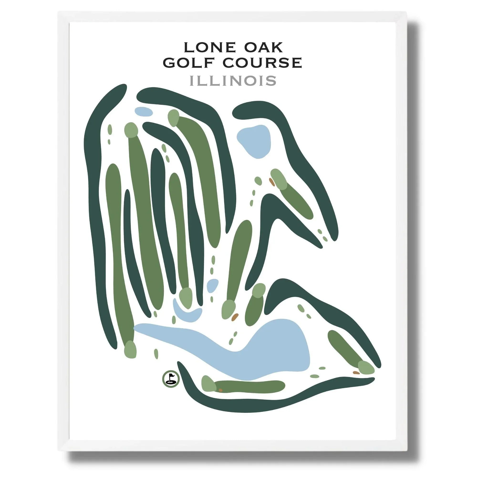 Take Your Golf Game Home with Lone Oak Golf Course Art Prints - Golf ...