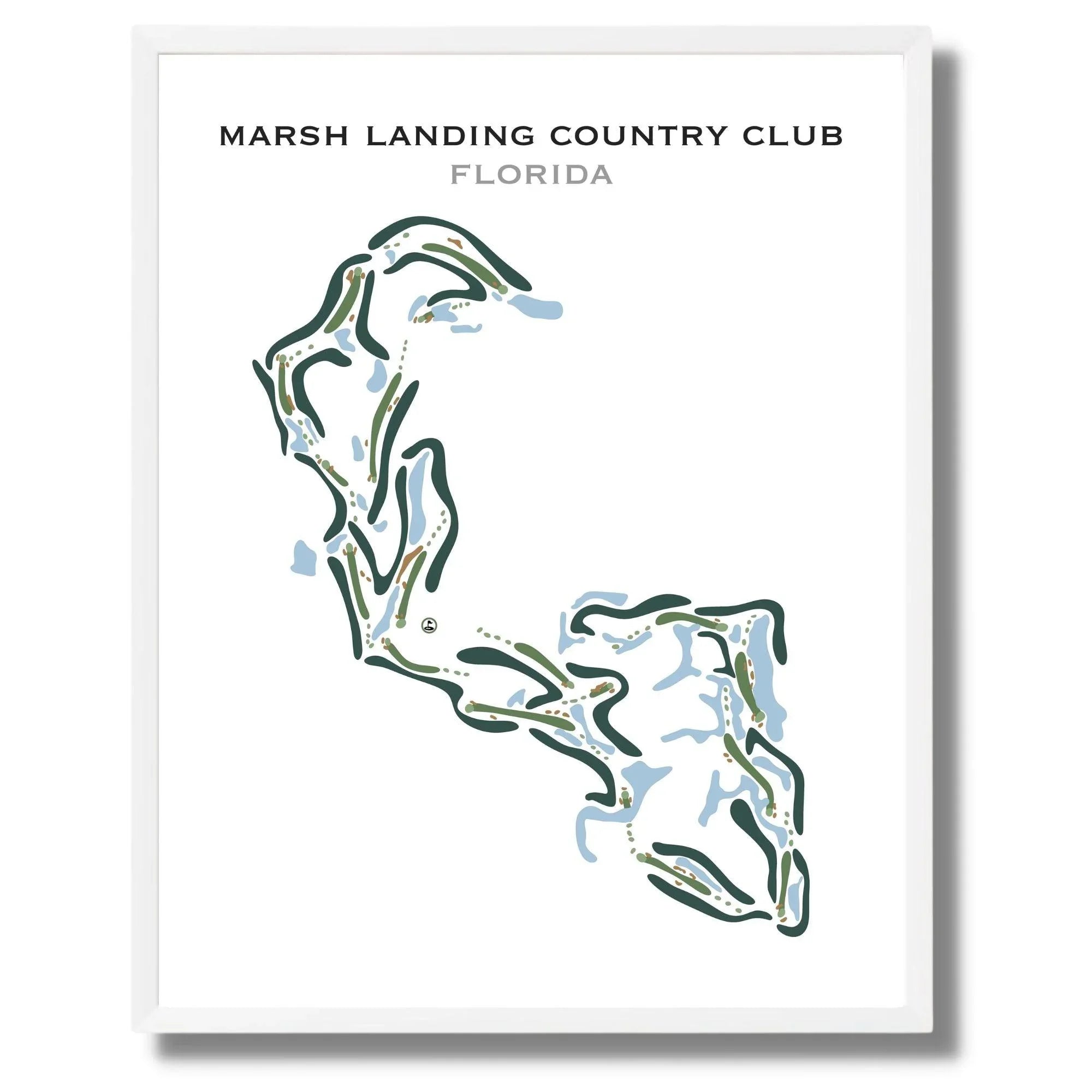 Get Printed Marsh Landing Country Club, Florida - Golf Course Prints
