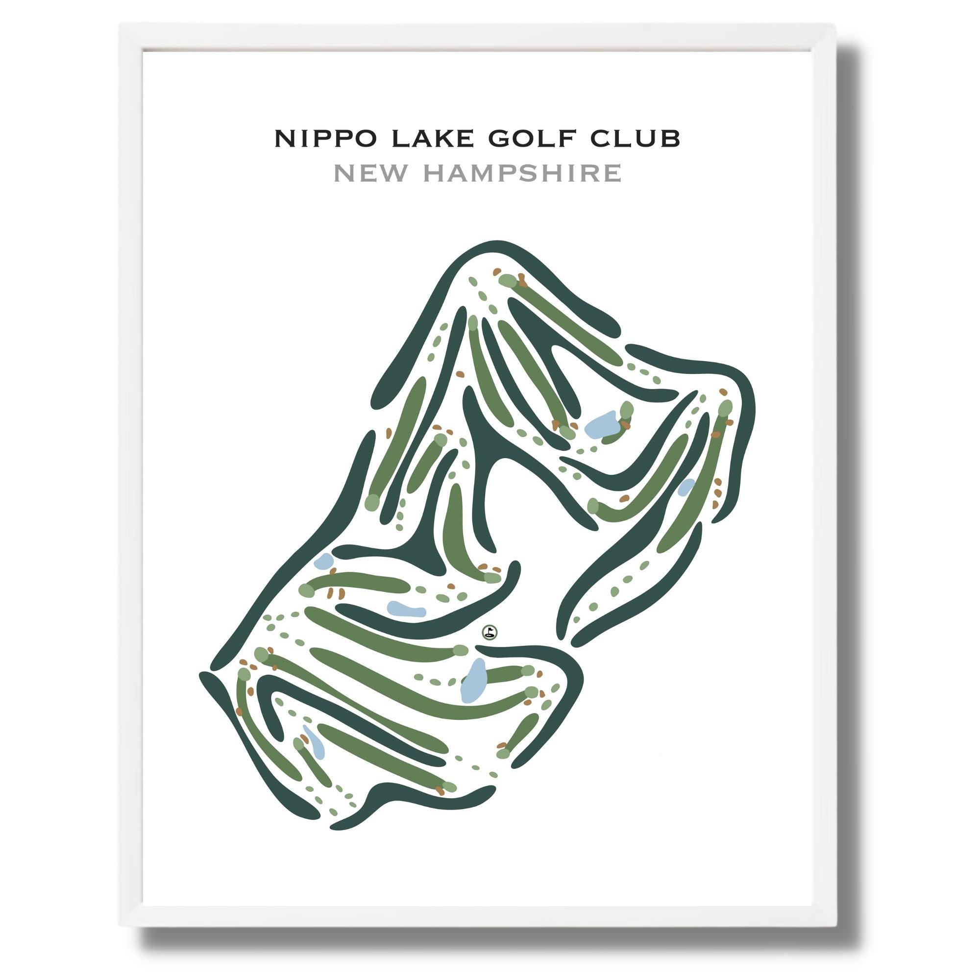 Nippo Lake Golf Club, New Hampshire Golf Course Maps and Prints - Golf ...